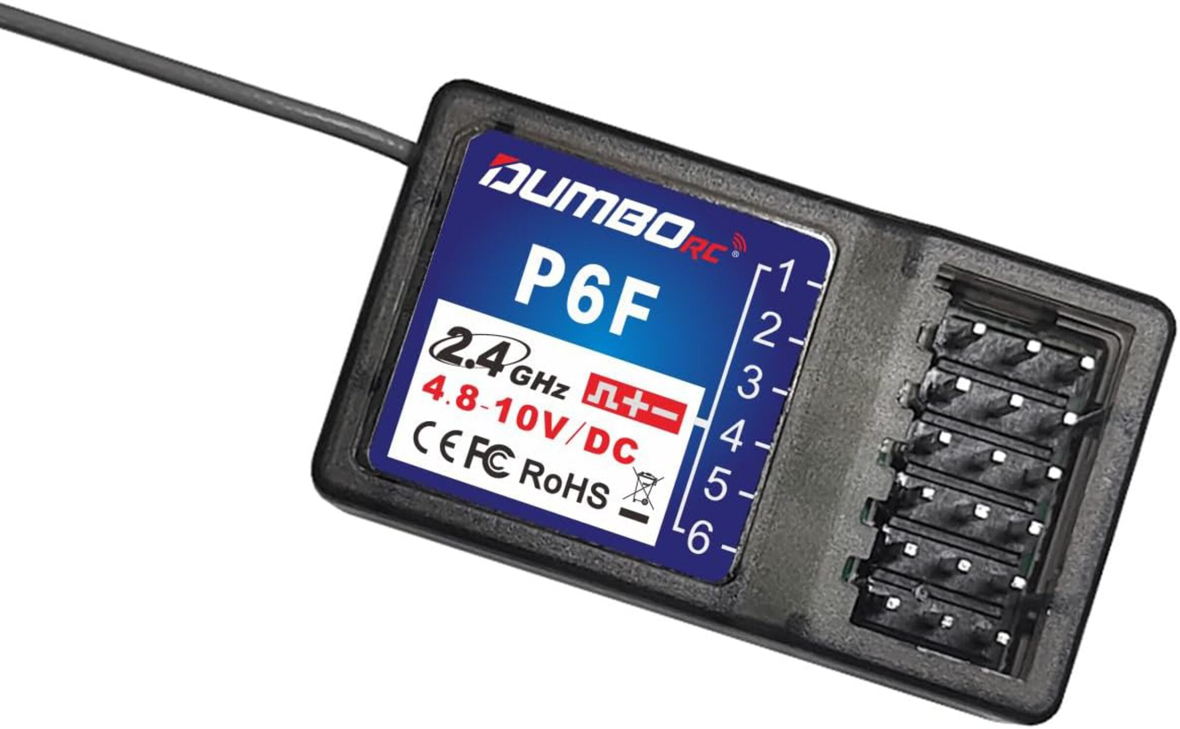 DUMBORC P6F 6 Channels 2.4GHz RC Receiver - Walmart.com