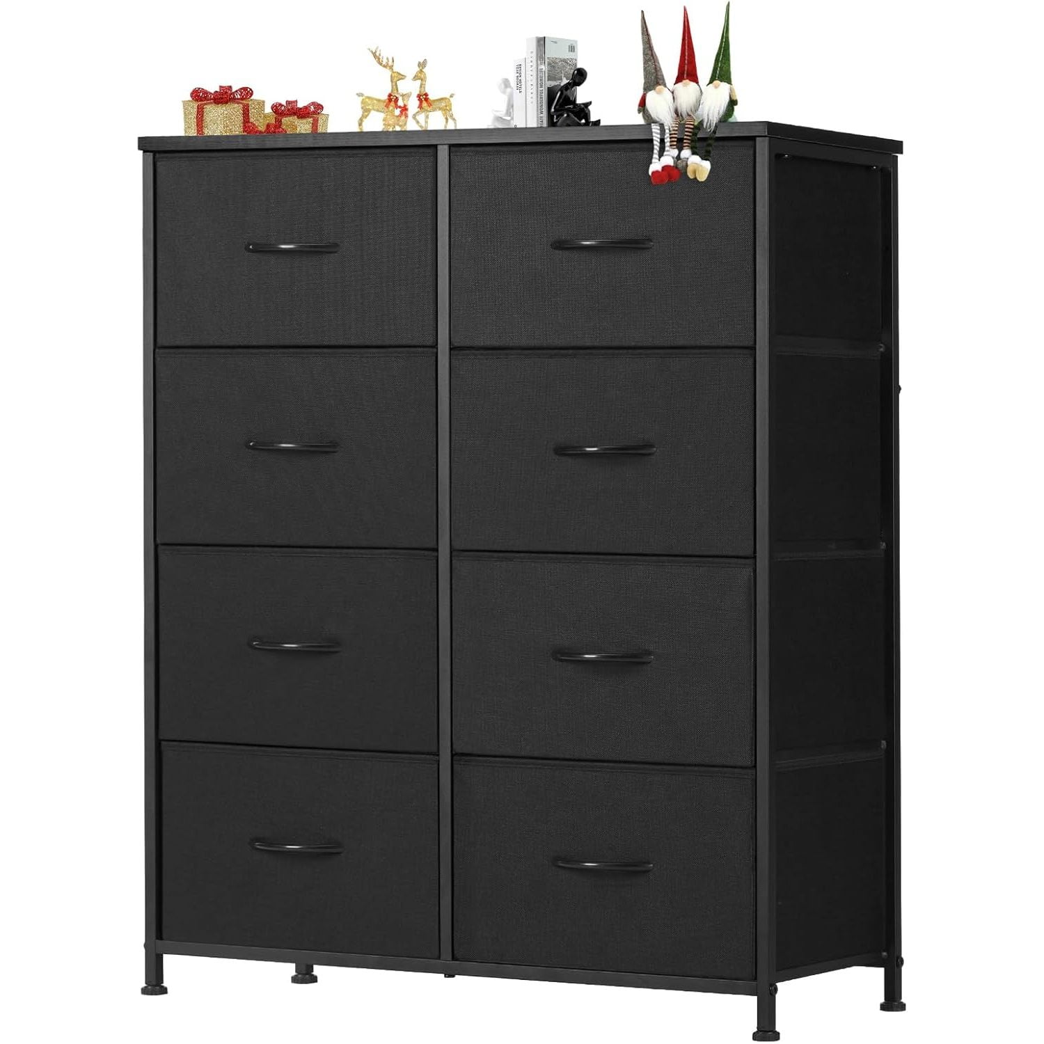 DUMOS Dresser for Bedroom with 8 Drawers, Clothes Drawer Fabric Closet ...
