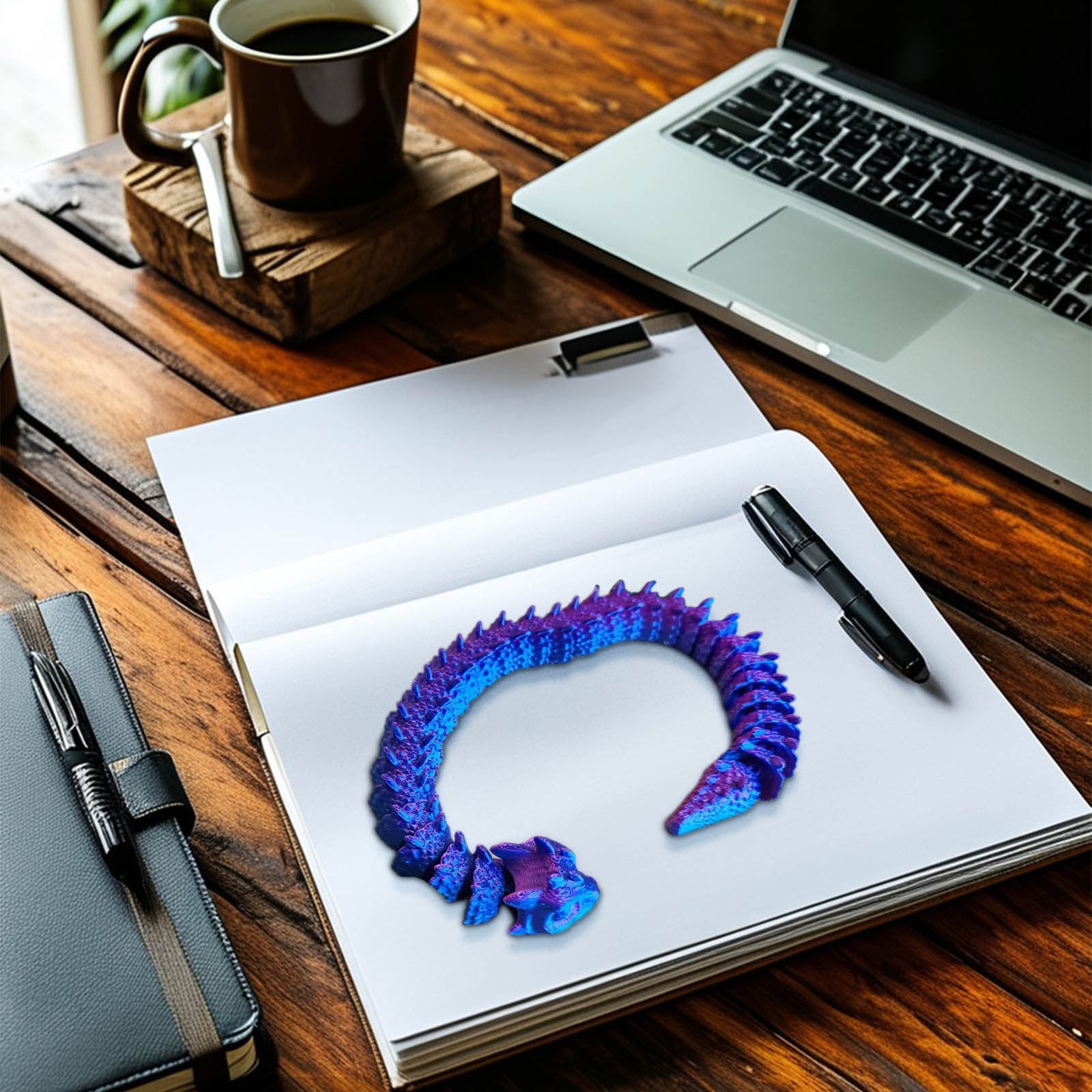 DUMUIELD Deals 3D Printed Articulated Snake – 11.4'' Crystal-Like ...