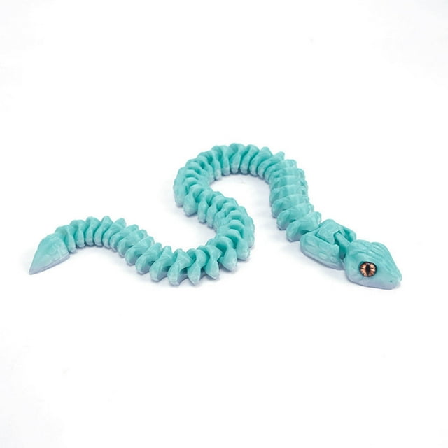 DUMUIELD Deals 3D Printed Articulated Snake – 11.8'' Crystal-Like ...