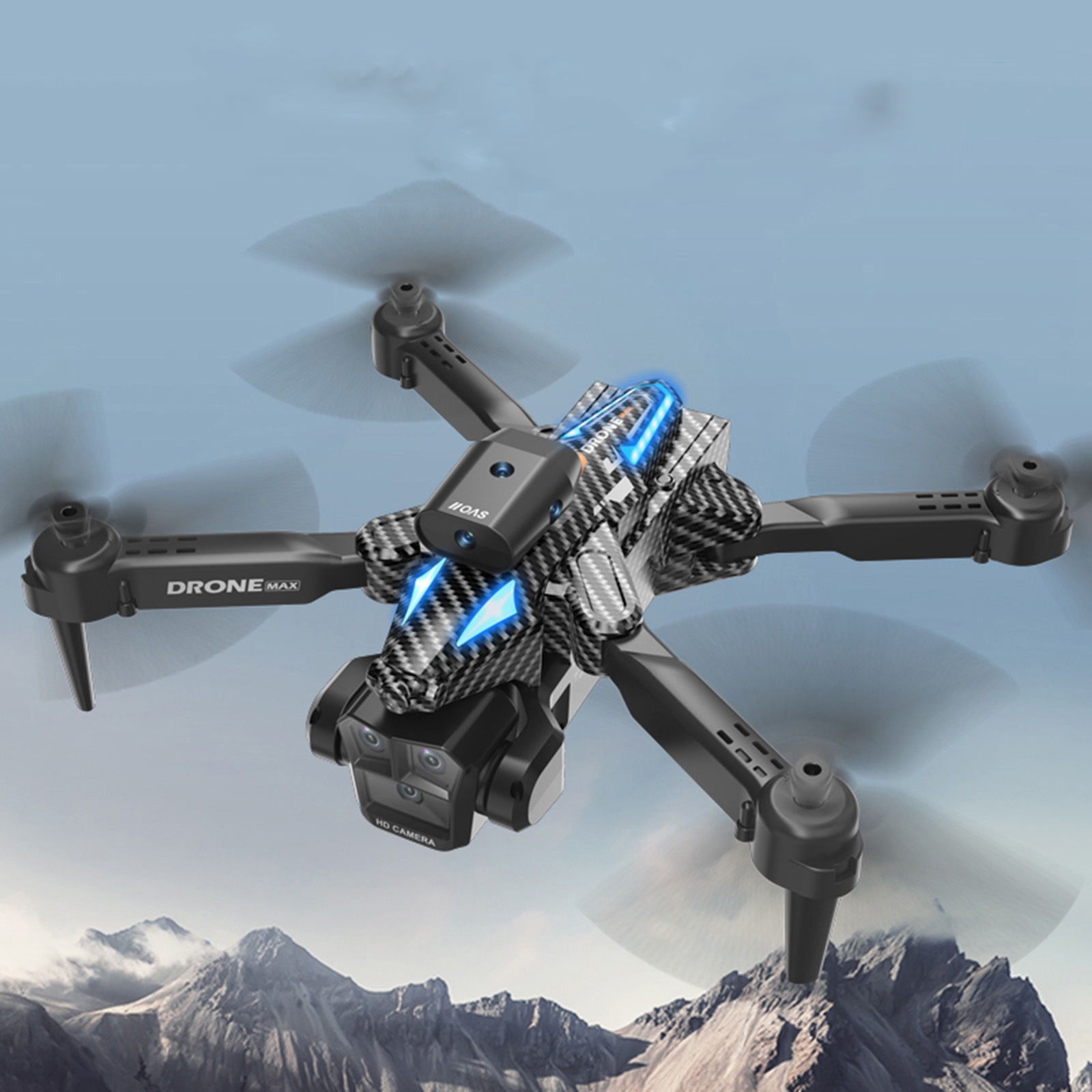 DUMUIELD Deals Brushless Drone With Three Camera Aerial Photography ...