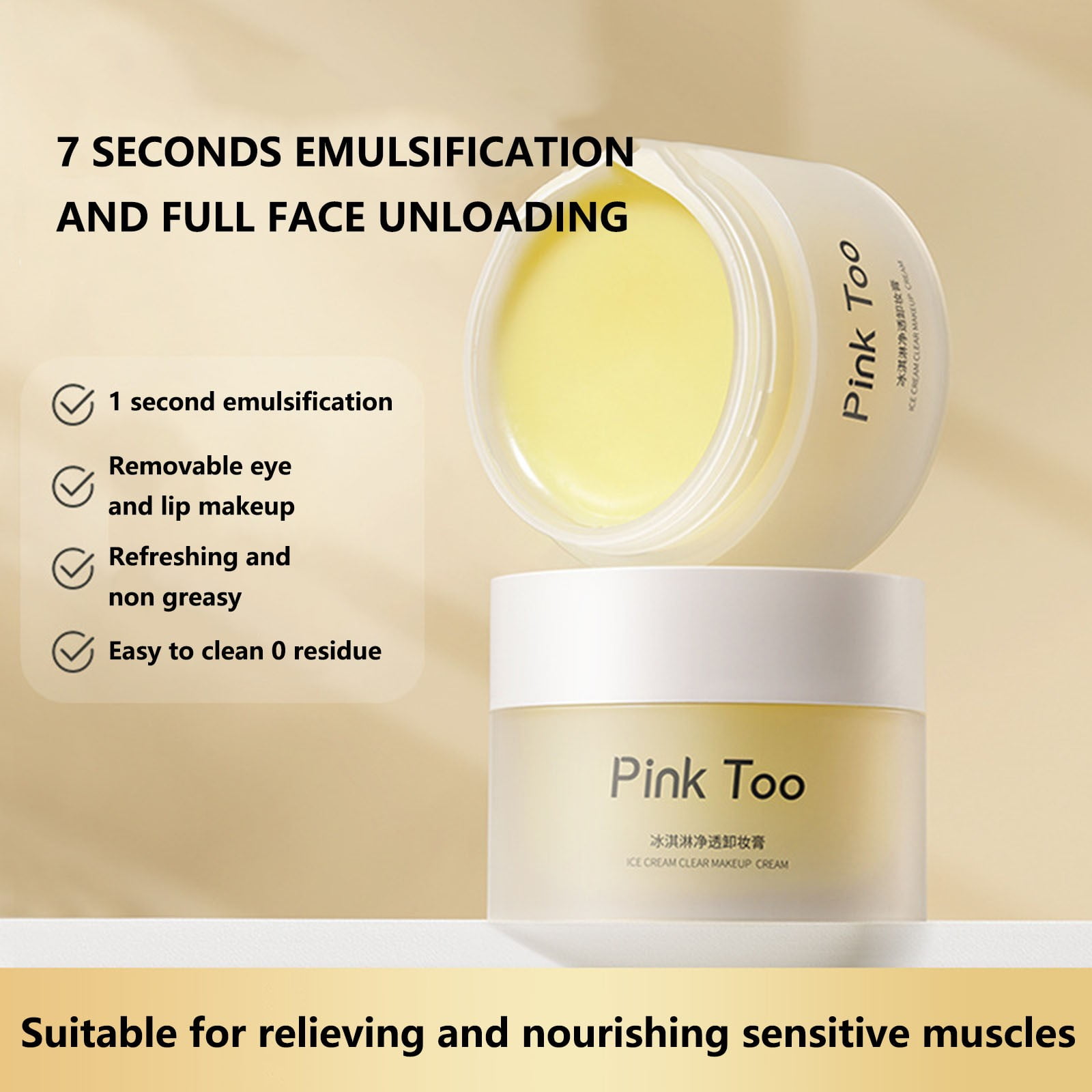 DUMUIELD Deals Cleansing Balm, Eye Makeup Remover Coconut Milk ...