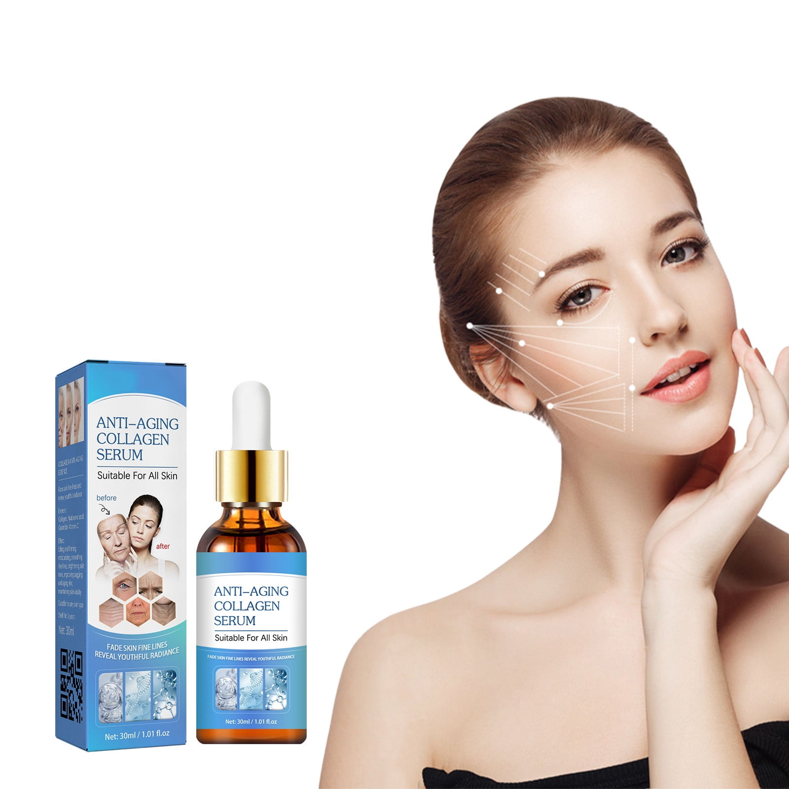 DUMUIELD Deals Collagen Serum For Face, Deep Wrinkle Facial Filler ...