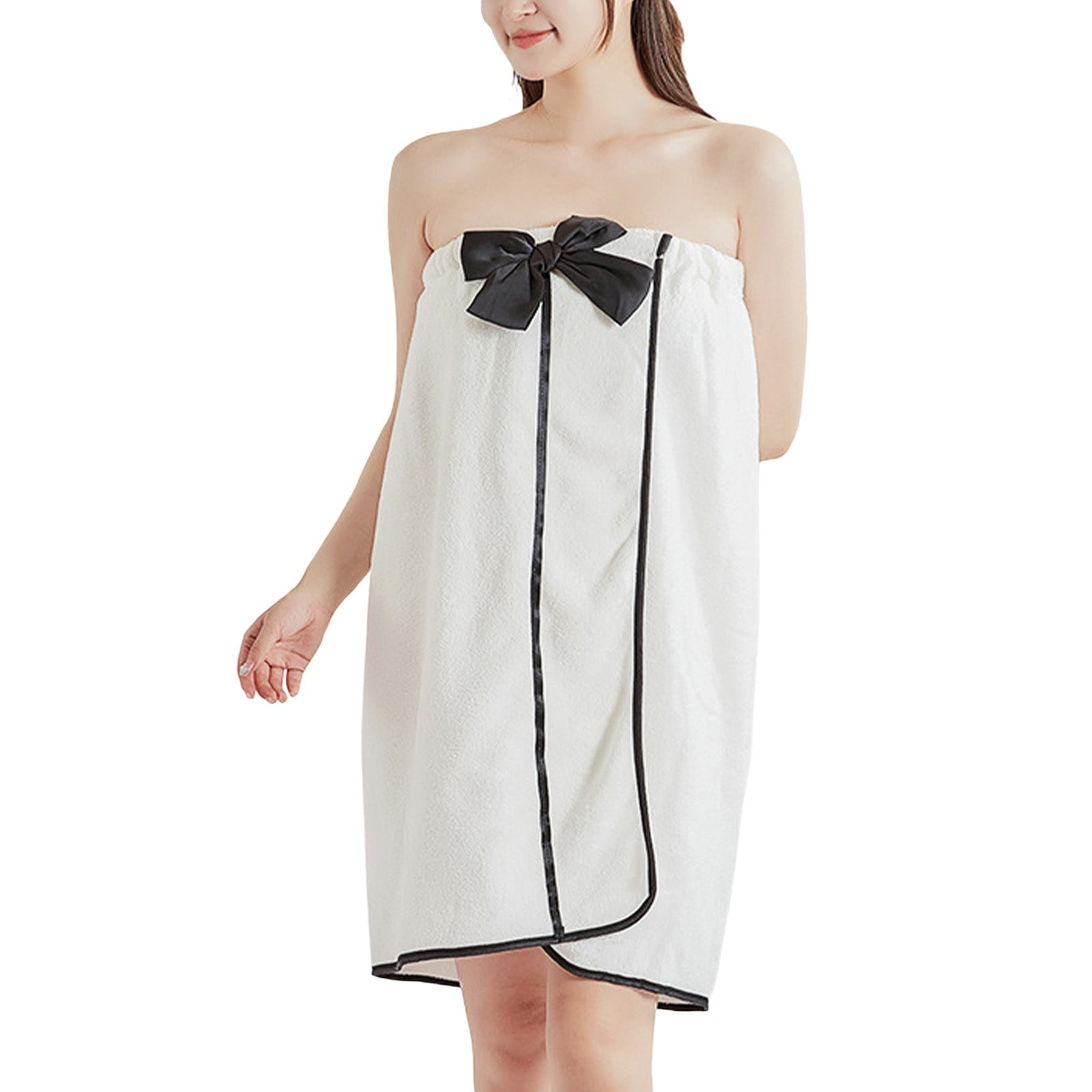 DUMUIELD Women'S Soft Wrap Towel Full Length, Womens Wrap Towel Spa Wraps and Hair Drying Towel ...