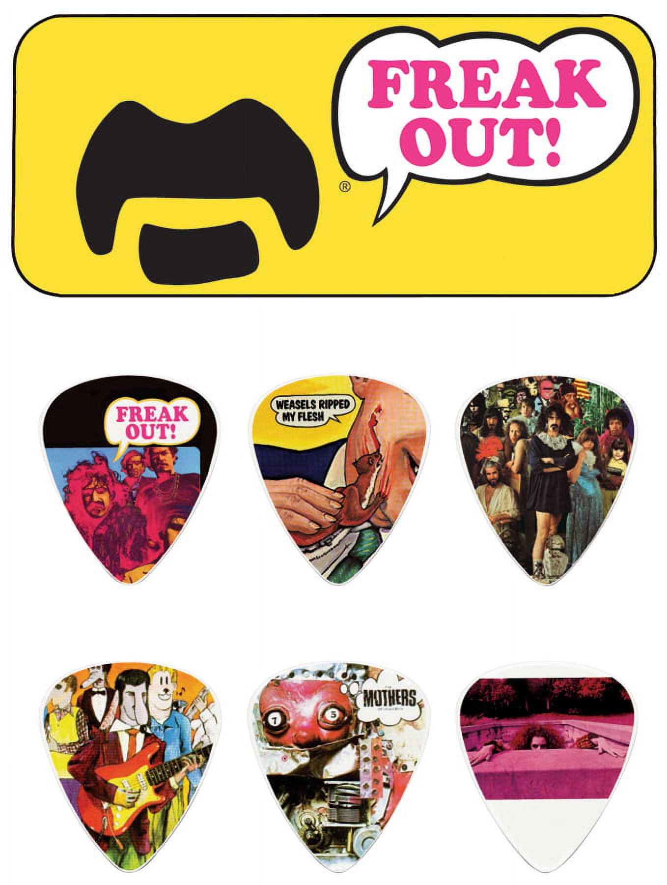 Frank Zappa Pick Tin Yellow - Medium Gauge - Walmart.com