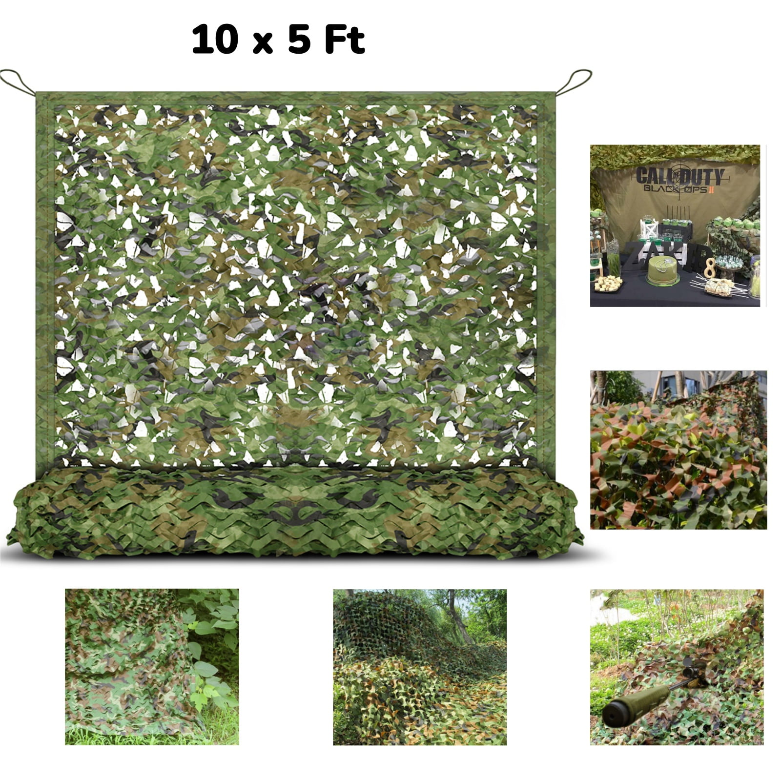 DUNCHATY Camo Netting, Camouflage Net, Bulk Roll, Mesh, Cover, for ...