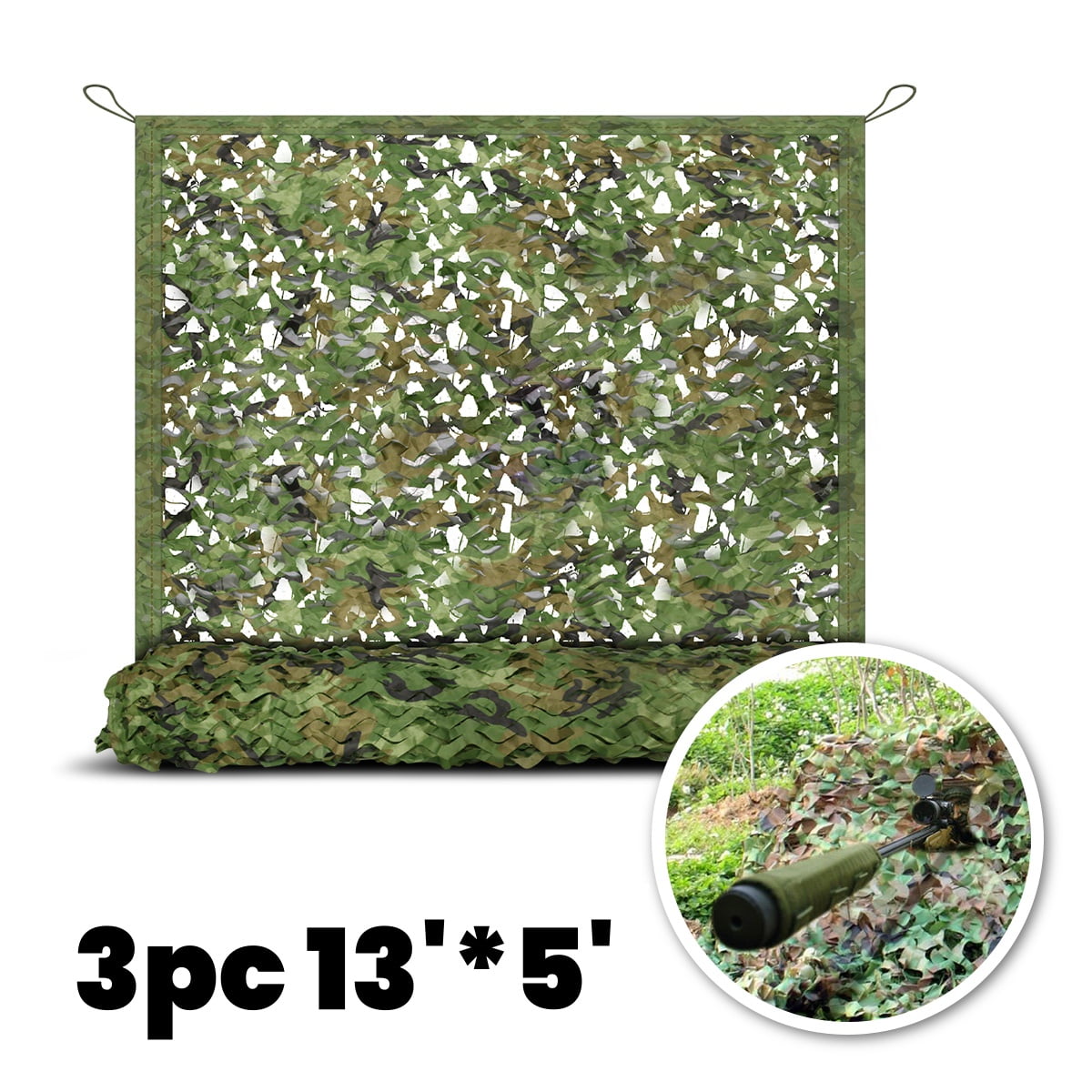 DUNCHATY Camo Netting, Camouflage Net, Bulk Roll, Mesh, Cover, for Hunting, Decoration, Sun ...