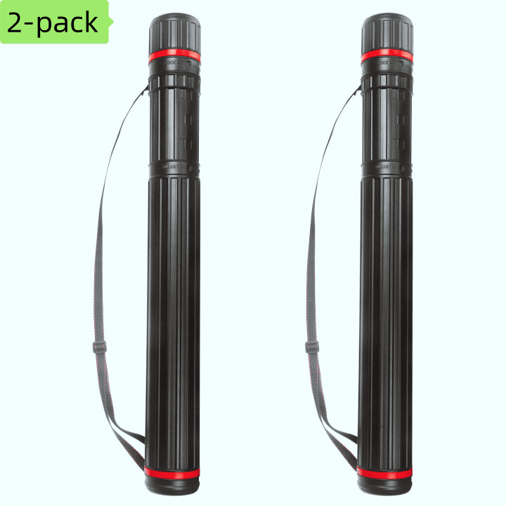 DUNCHATY Large Poster Tube, 25" to 43", Extendable Poster Tube with ...