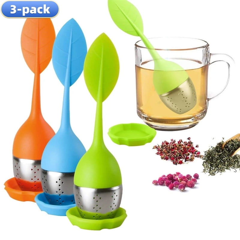 DUNCHATY Multi-Style Silicone Tea Infuser Kit (3 Pack) – Extra-Fine ...