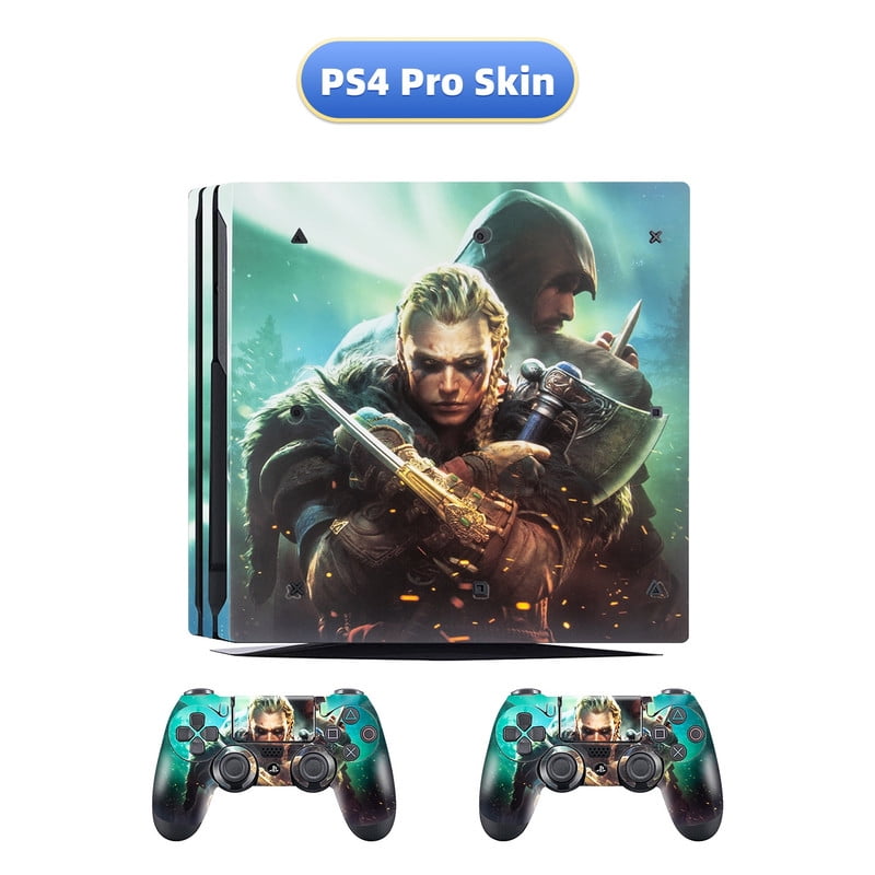 DUNCHATY PS4 Pro Full Body Skin - Console & Controller PVC Protection ...