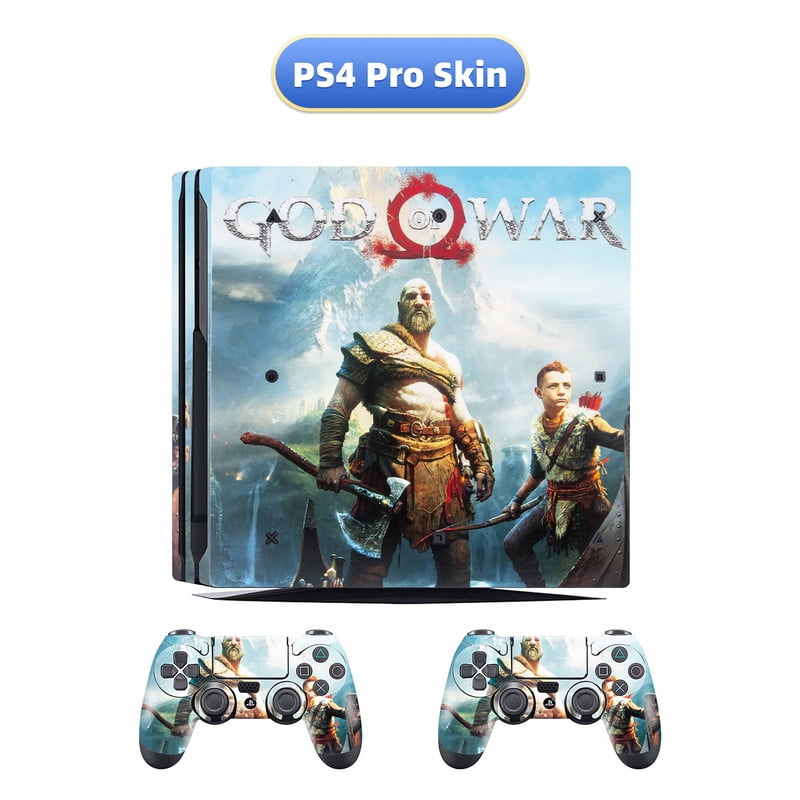 DUNCHATY PS4 Pro Full Body Skin - Console & Controller PVC Protection ...