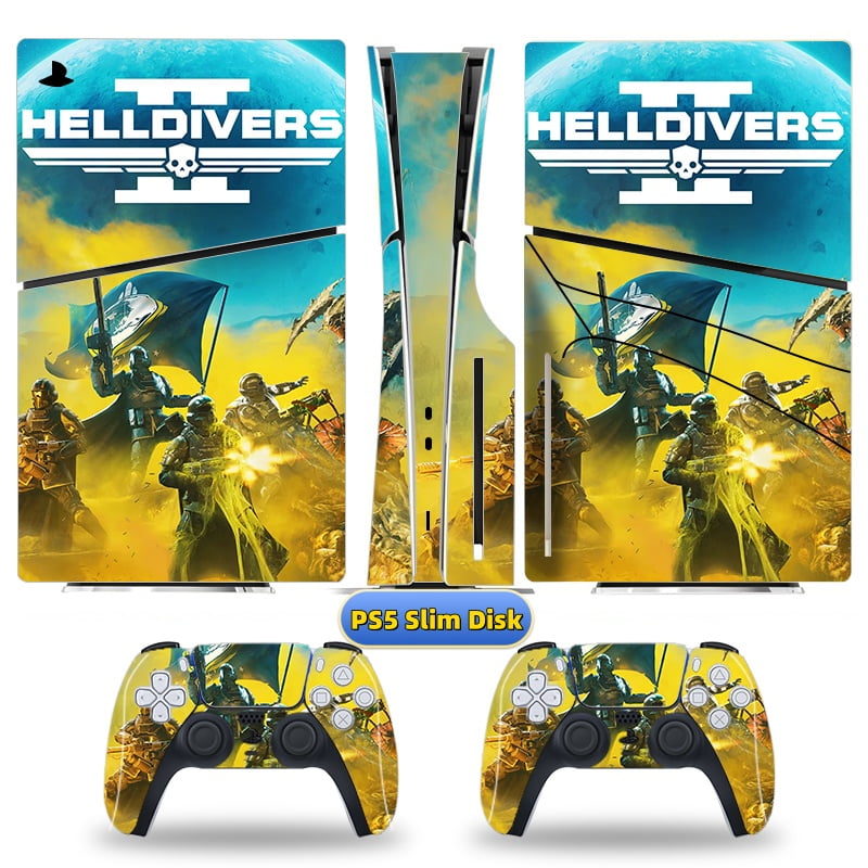 DUNCHATY PS5 Slim Disk Edition Tactile Skin Set - Console & Controller ...