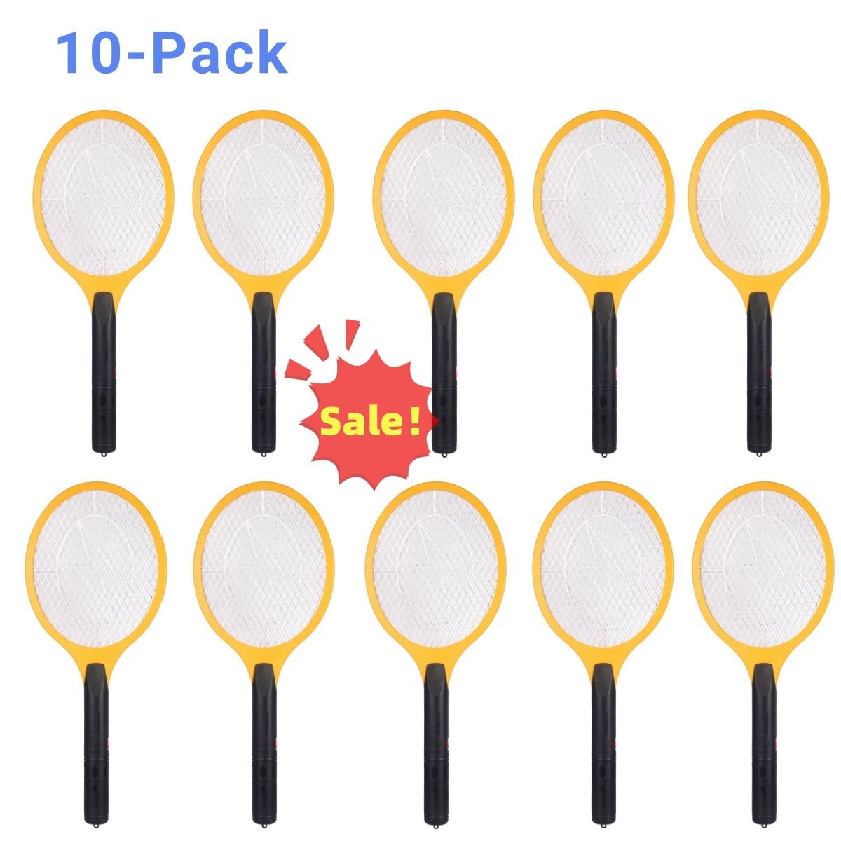 DUNCHATY Portable Electric Bug Zapper, 3000V Mosquito Racket Killer ...