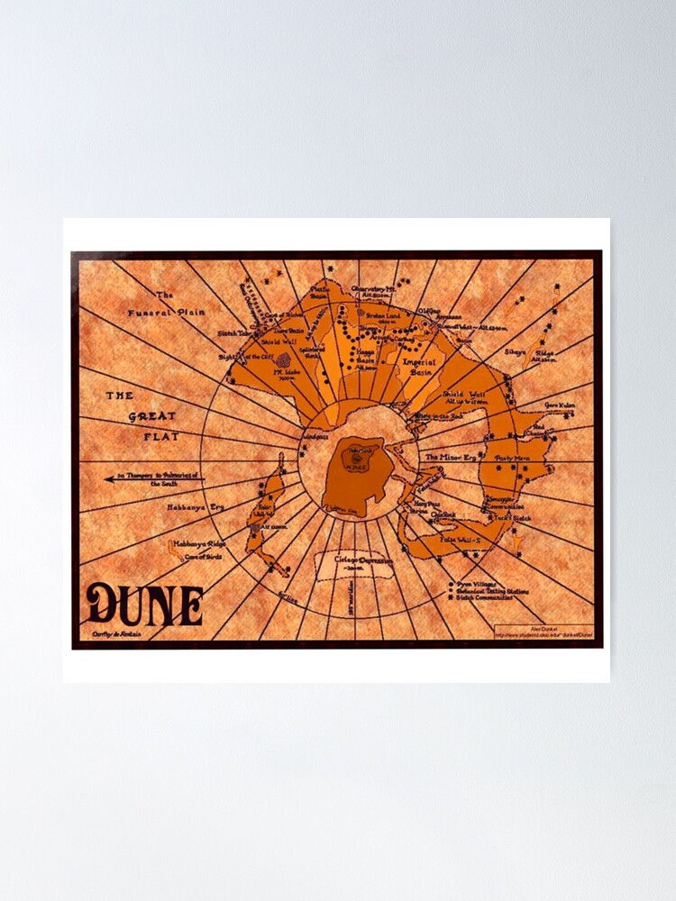 DUNE Map Poster - Walmart.com