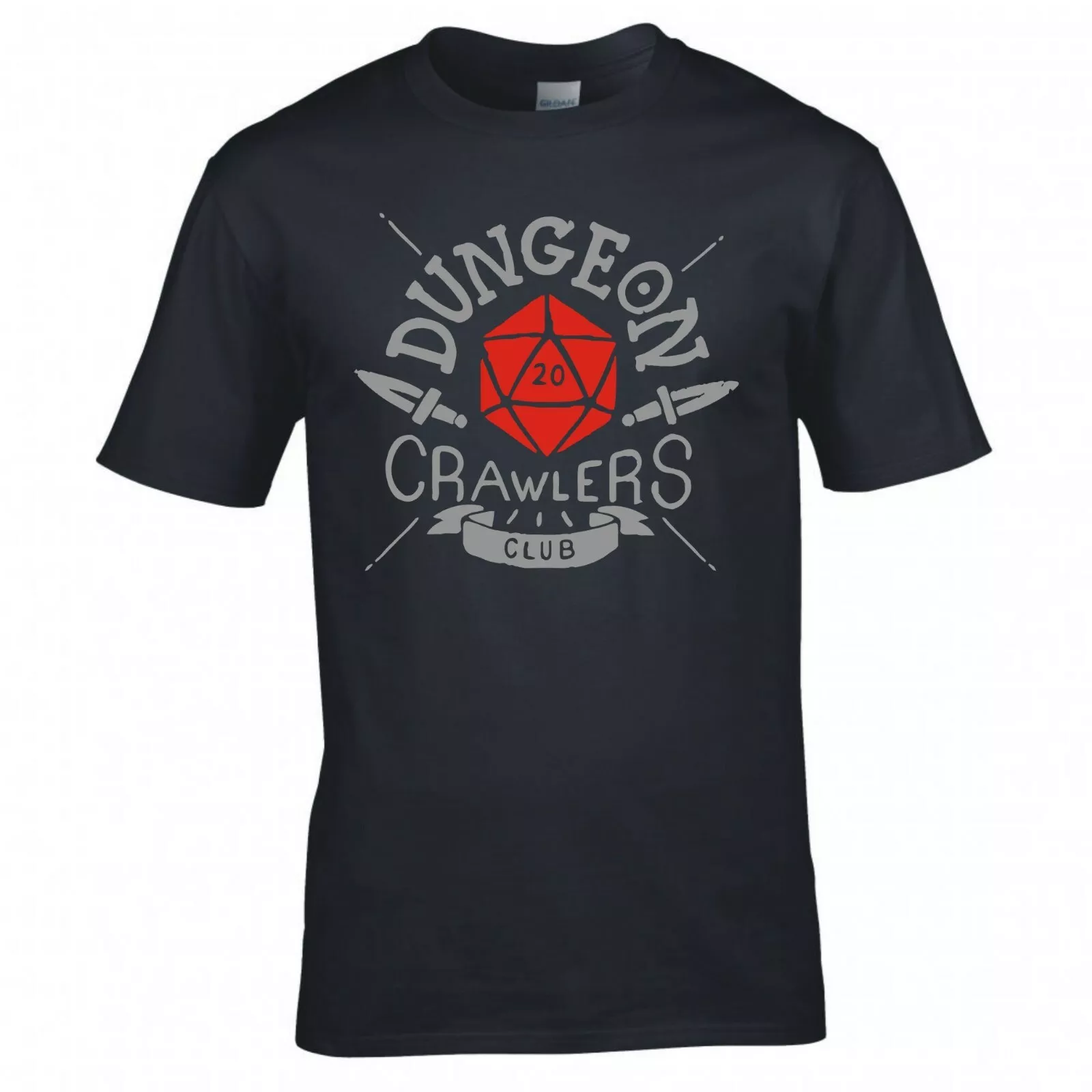 DUNGEONS & DRAGONS "DUNGEON CRAWLERS CLUB" T-SHIRT - Walmart.com