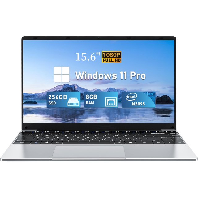 DUNHOO 15.6 inch Laptop, Intel N5095, 8GB RAM, 256GB SSD, FingerPrint ...