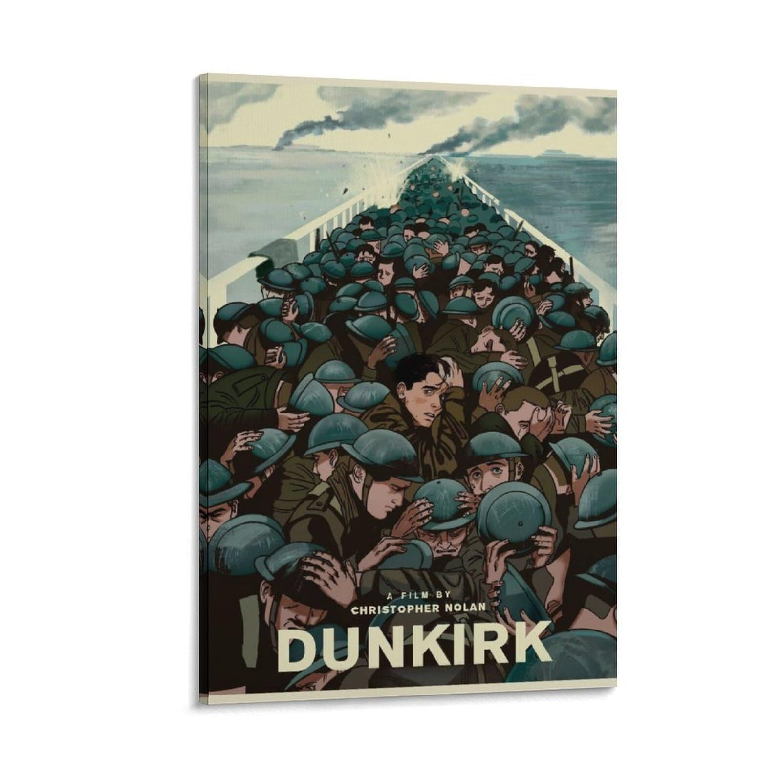 DUNKIRK Authentic Original Movie Poster Canvas Poster Wall Art Picture ...