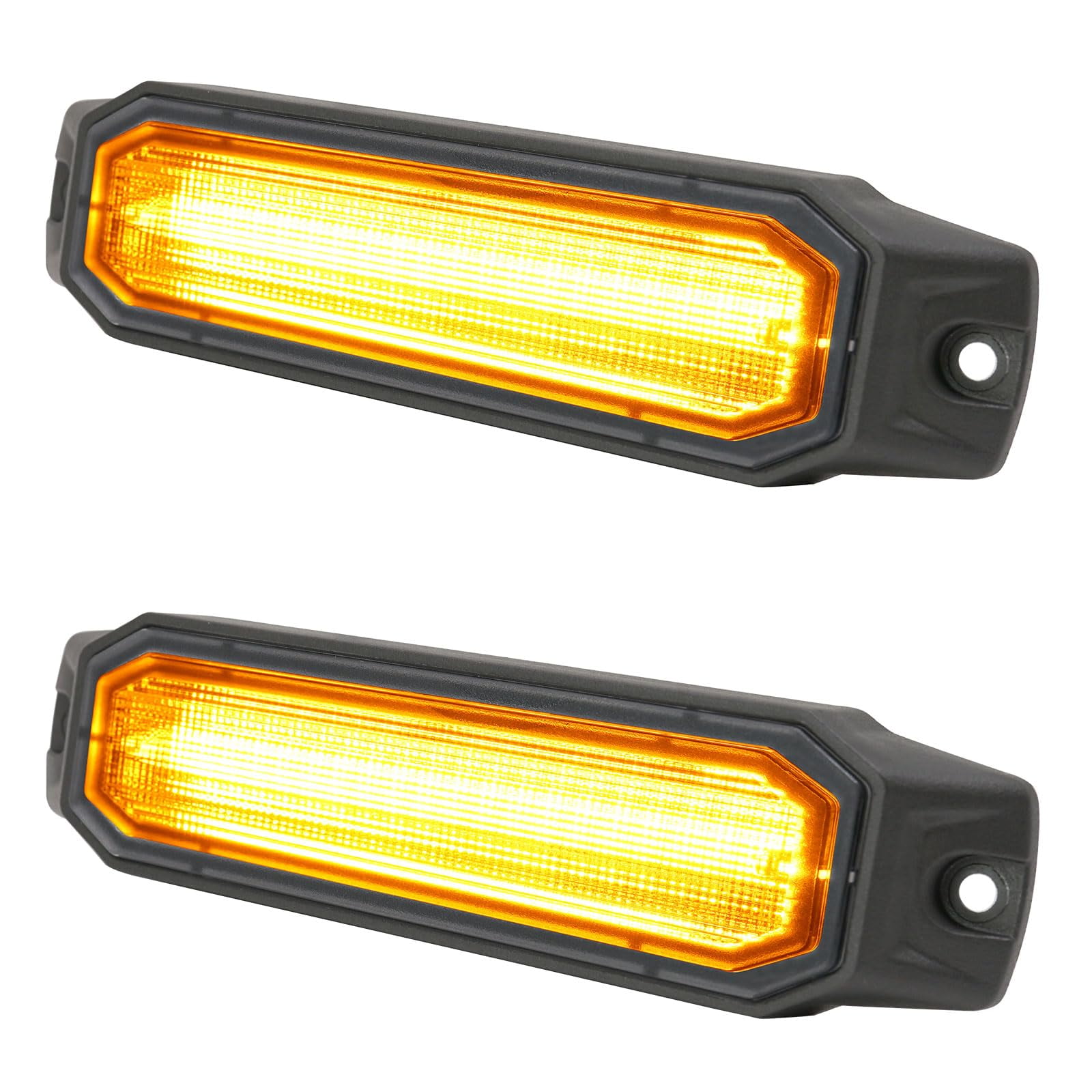 Duntuo Ultra Thin Led Strobe Lights Amber Surface Mount Warning Emergency Light Synchronous And