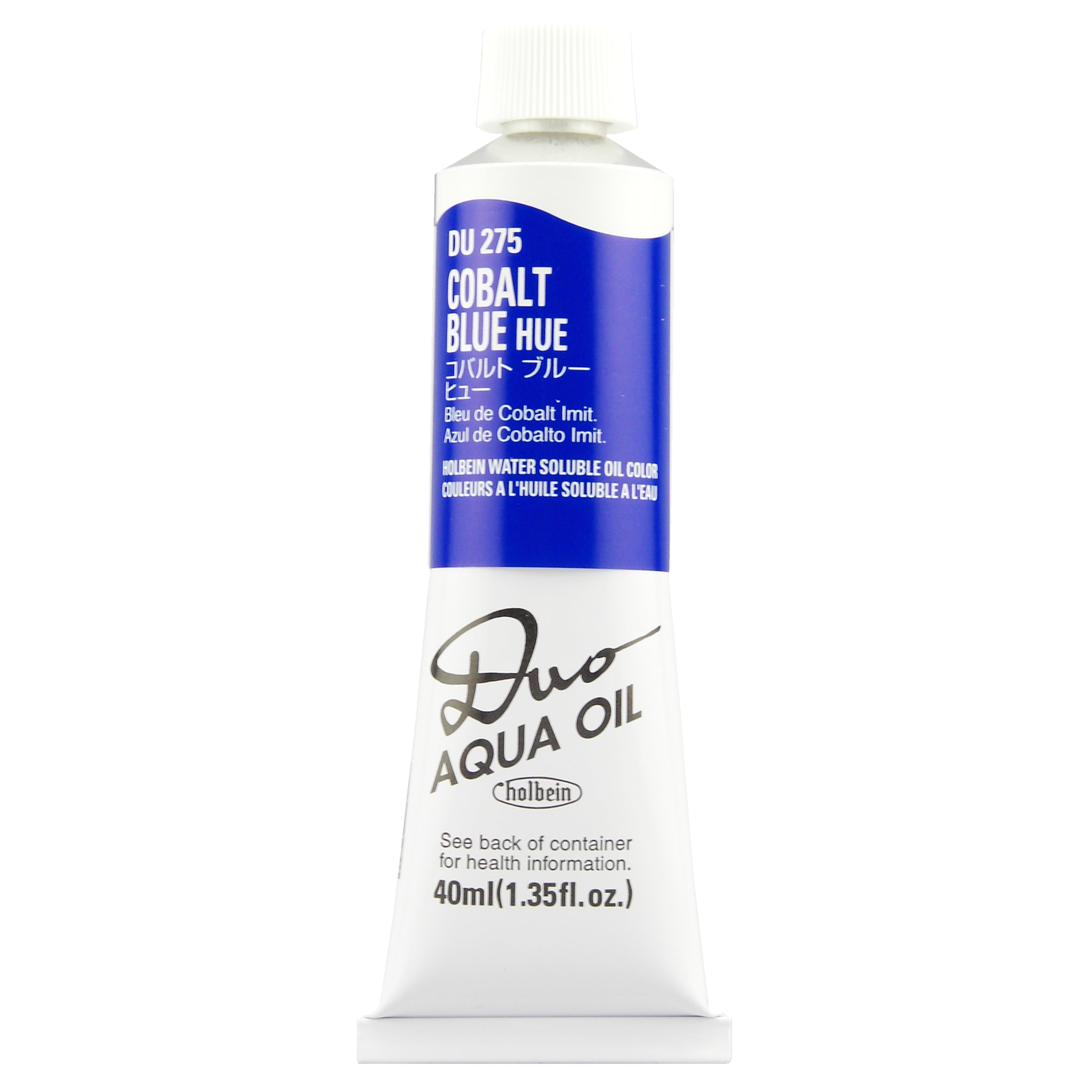 DUO Aqua Oil Color 40ml, Cobalt Blue Hue - Walmart.com