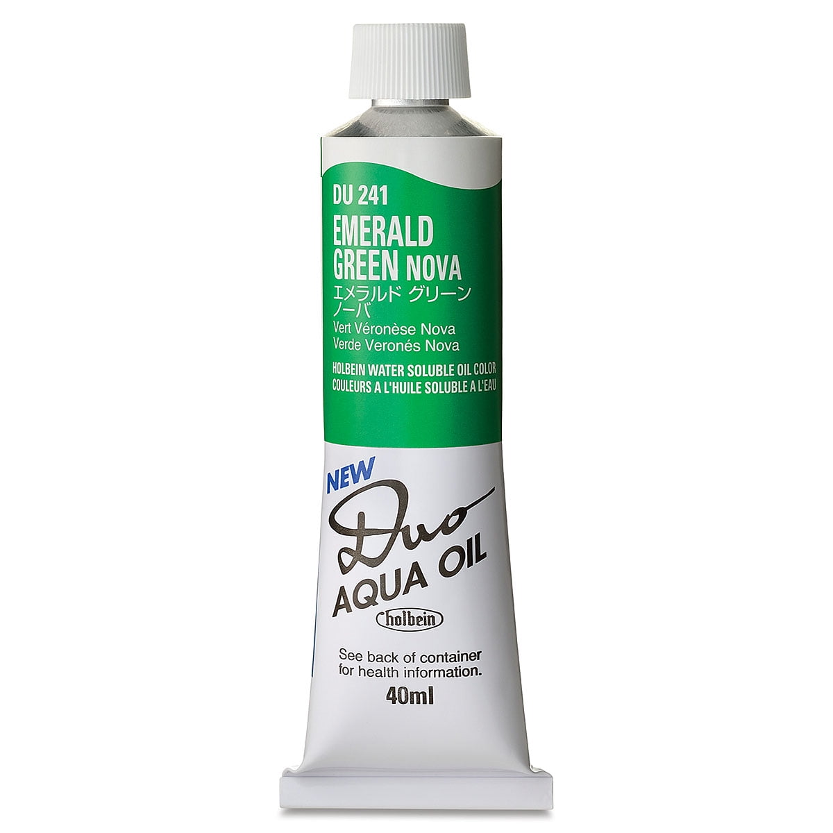 DUO Aqua Oil Color 40ml, Emerald Green Nova - Walmart.com