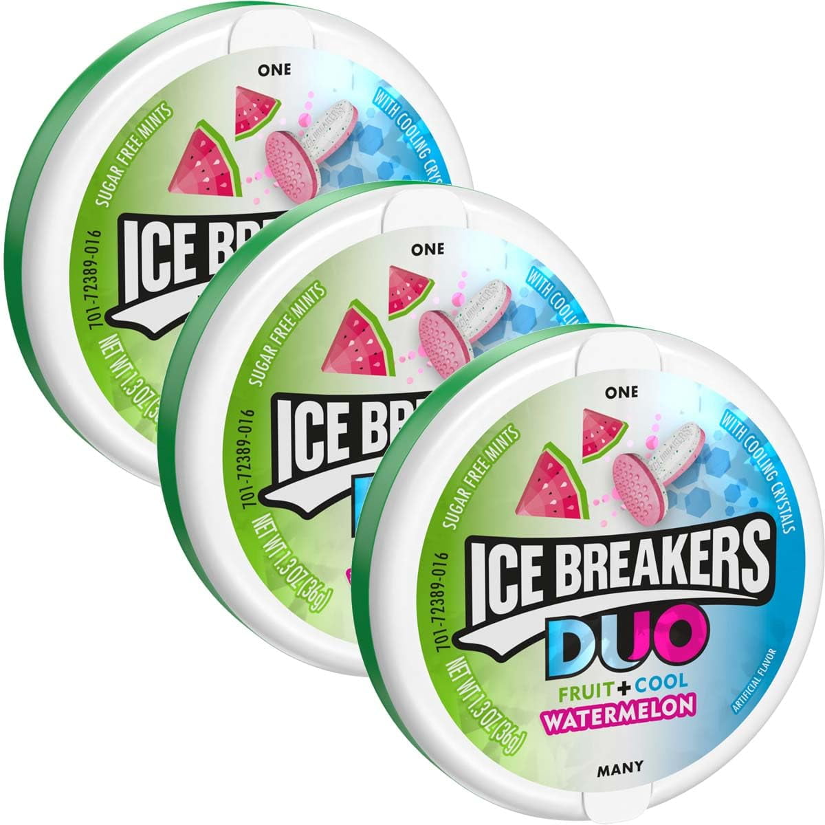 The Hampton Popcorn & Candy Company DUO Watermelon Ice Breakers Mints ...