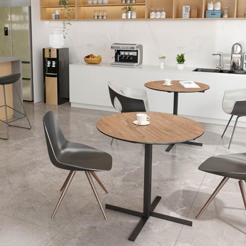 DUOMAY 32'' Small Round Dining Table for 2-4 Person, Modern ...