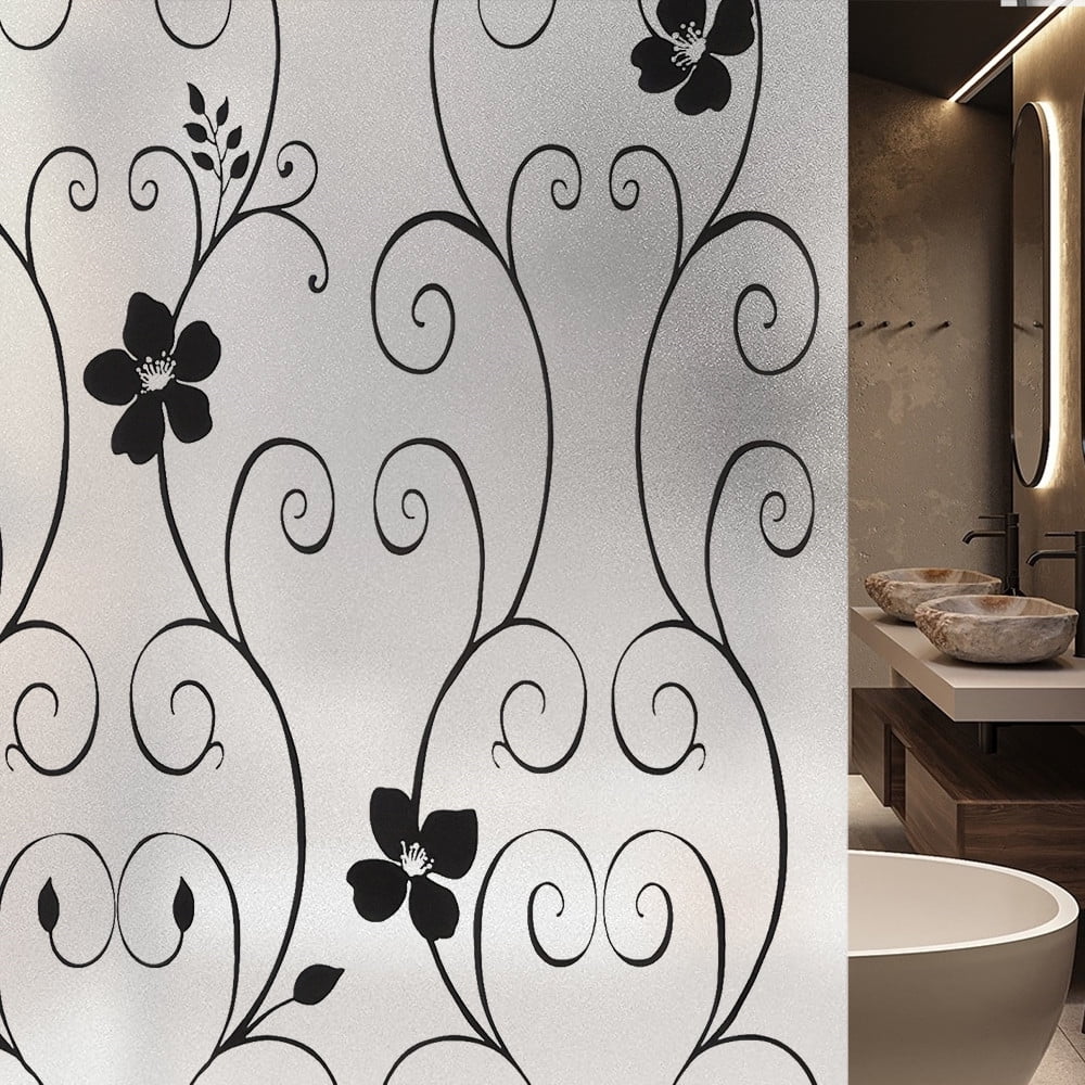 DUONER Window Privacy Film, Decorative Window Film Peel and Cling ...