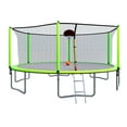 DUOSONG 15Ft Trampoline With Basketball Hoop Inflator And Ladder(Inner ...