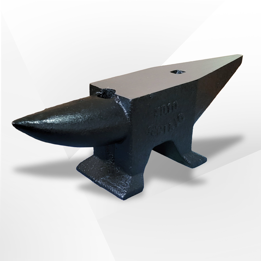 DUOSONG 22Lbs Cast Steel Anvil, High Hardness Rugged Round Horn Anvil ...