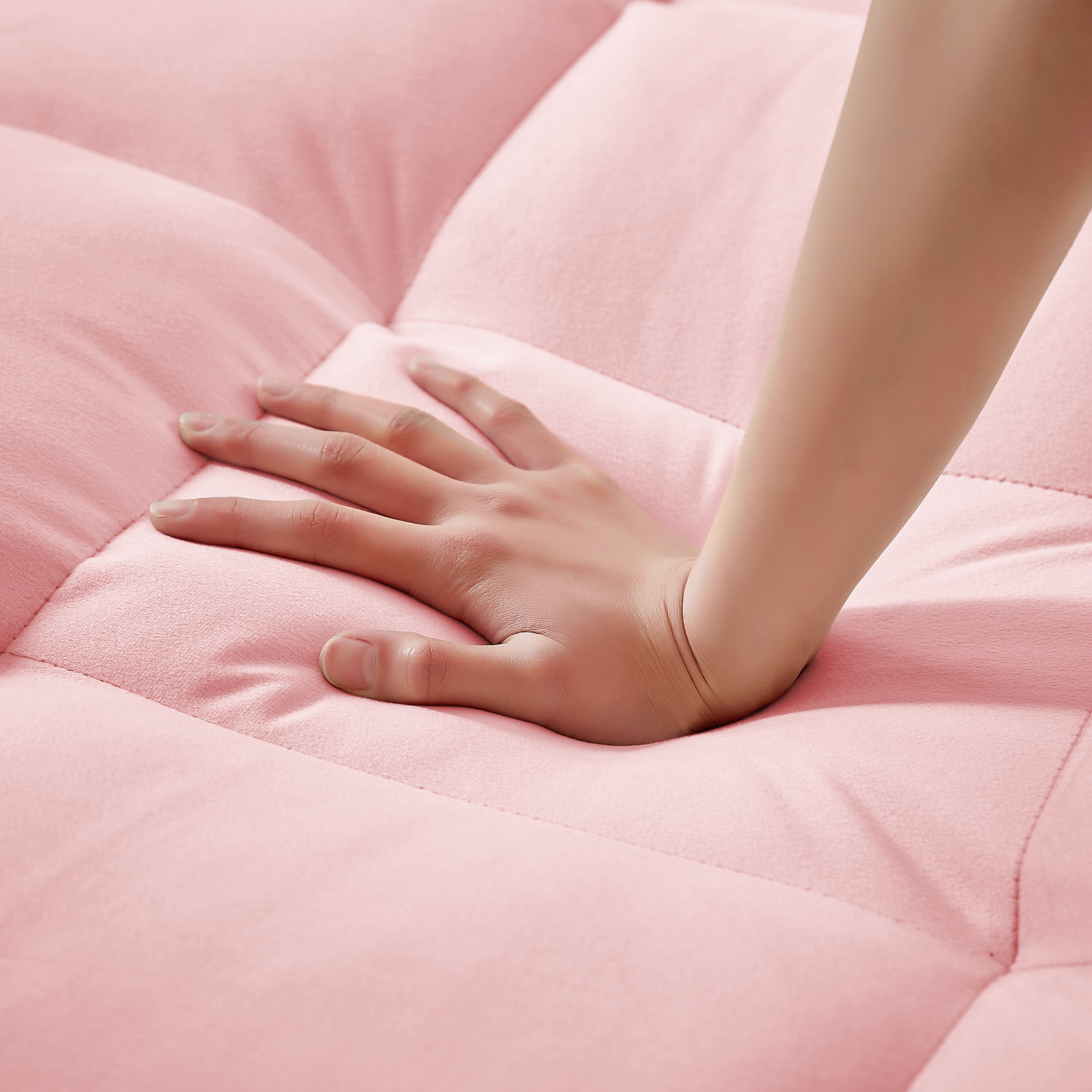 DUOSONG 3-In-1 Sofa Bed, Convertible Sleeper Chair Sofa Bed Adjustable ...