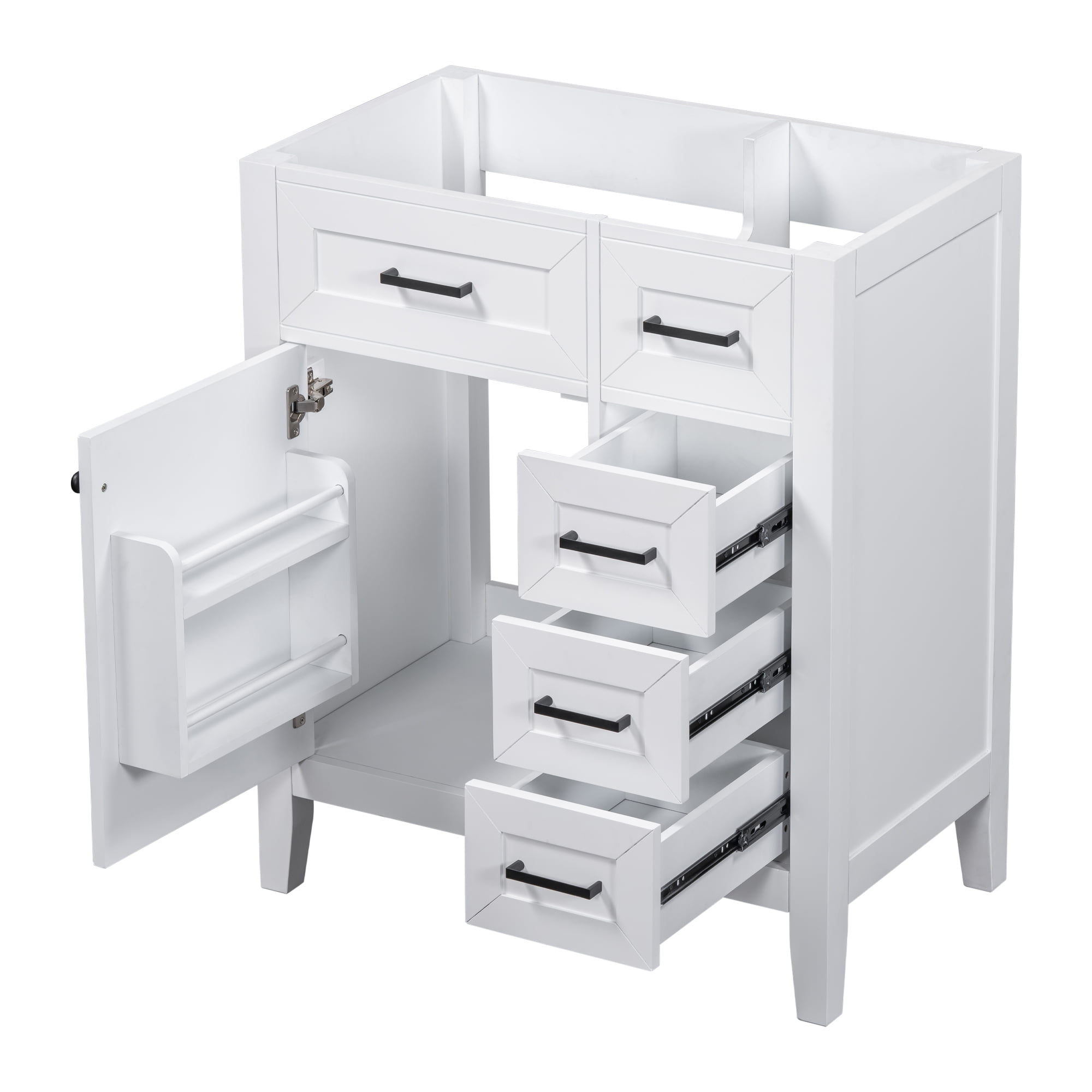 DUOSONG 30" Bathroom Vanity Without Sink, Cabinet Base Only, Bathroom ...