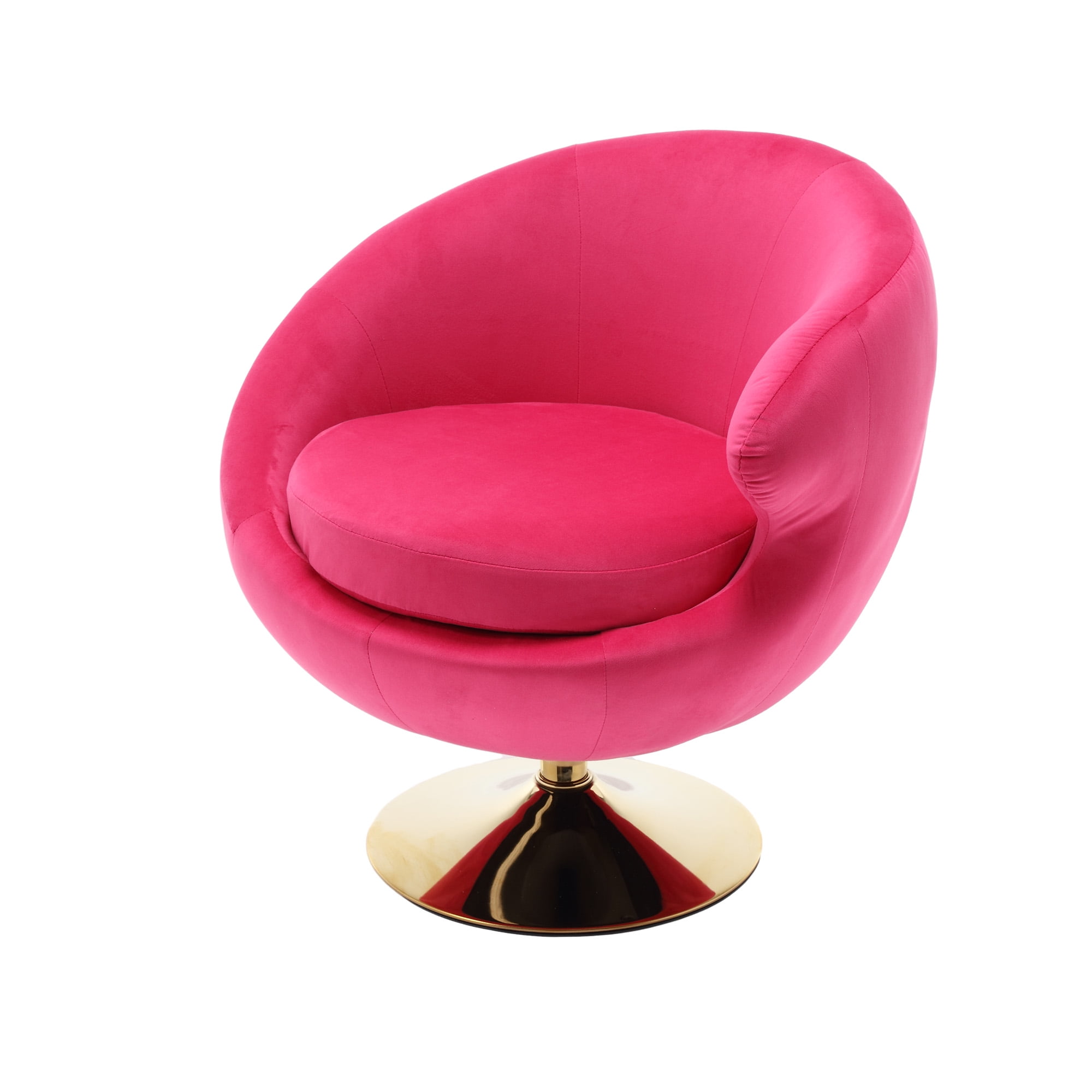 DUOSONG 360 Degree Swivel Cuddle Barrel Accent Chairs, Round Armchairs ...