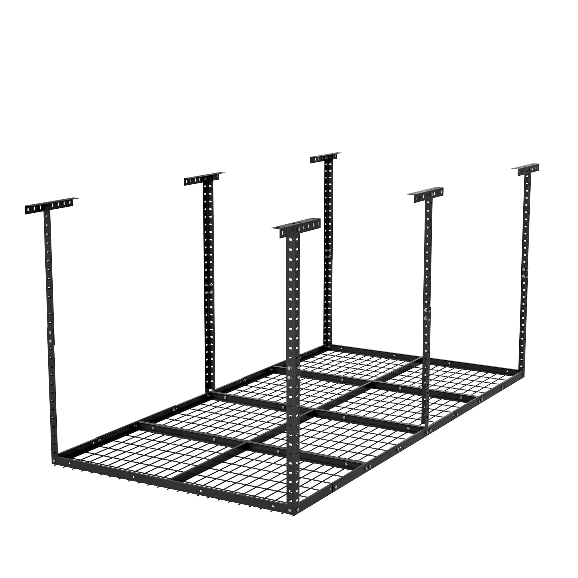 DUOSONG 4X8Ft Overhead Garage Storage Rack,Adjustable Garage Storage ...