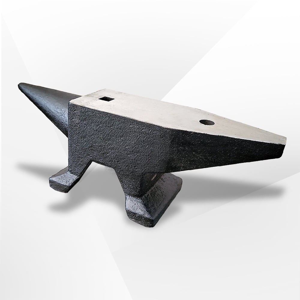DUOSONG 66Lbs Cast Steel Anvil, High Hardness Rugged Round Horn Anvil ...