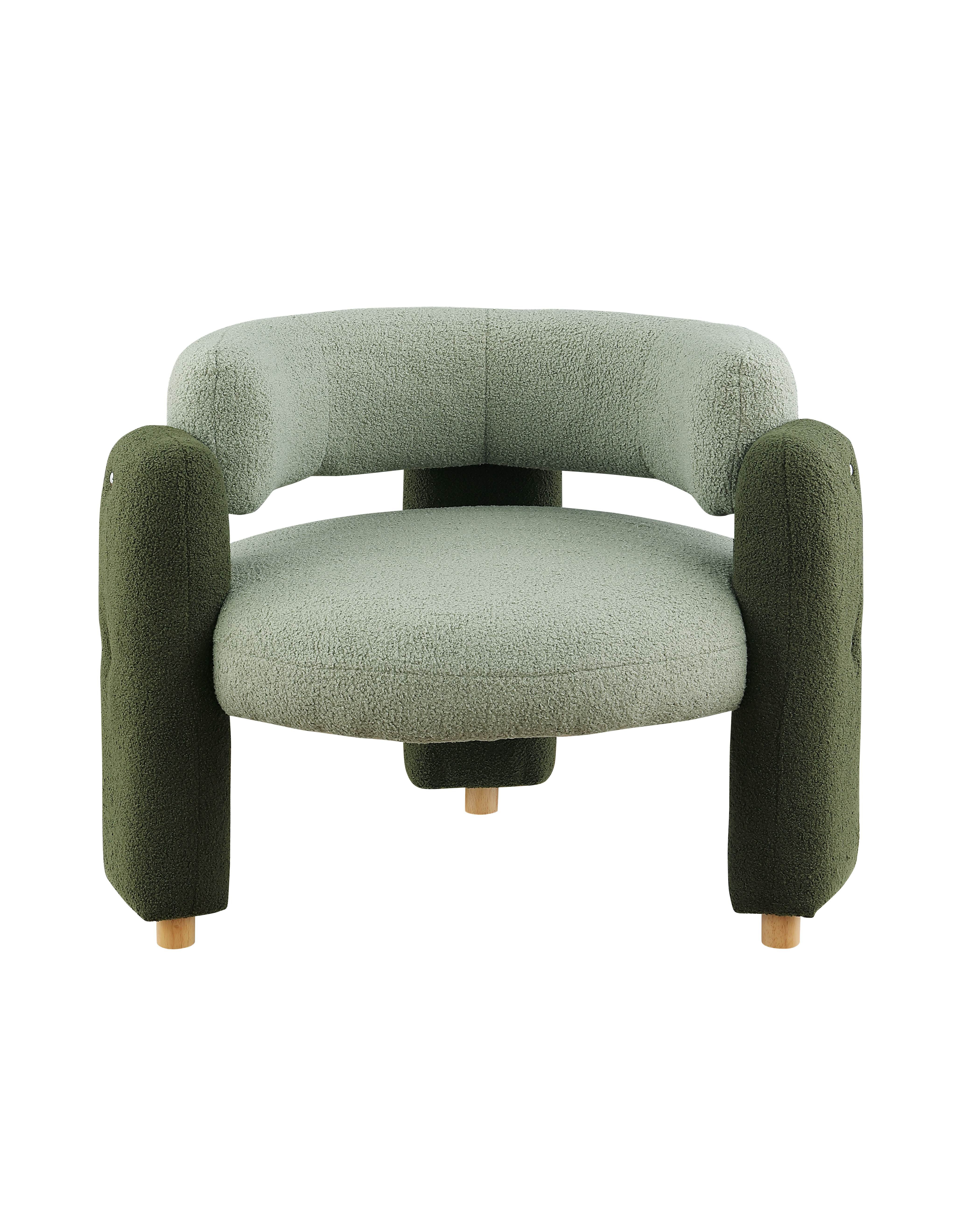 DUOSONG Accent Chair Green Fabric Furniture Primary Living Space Chairs ...