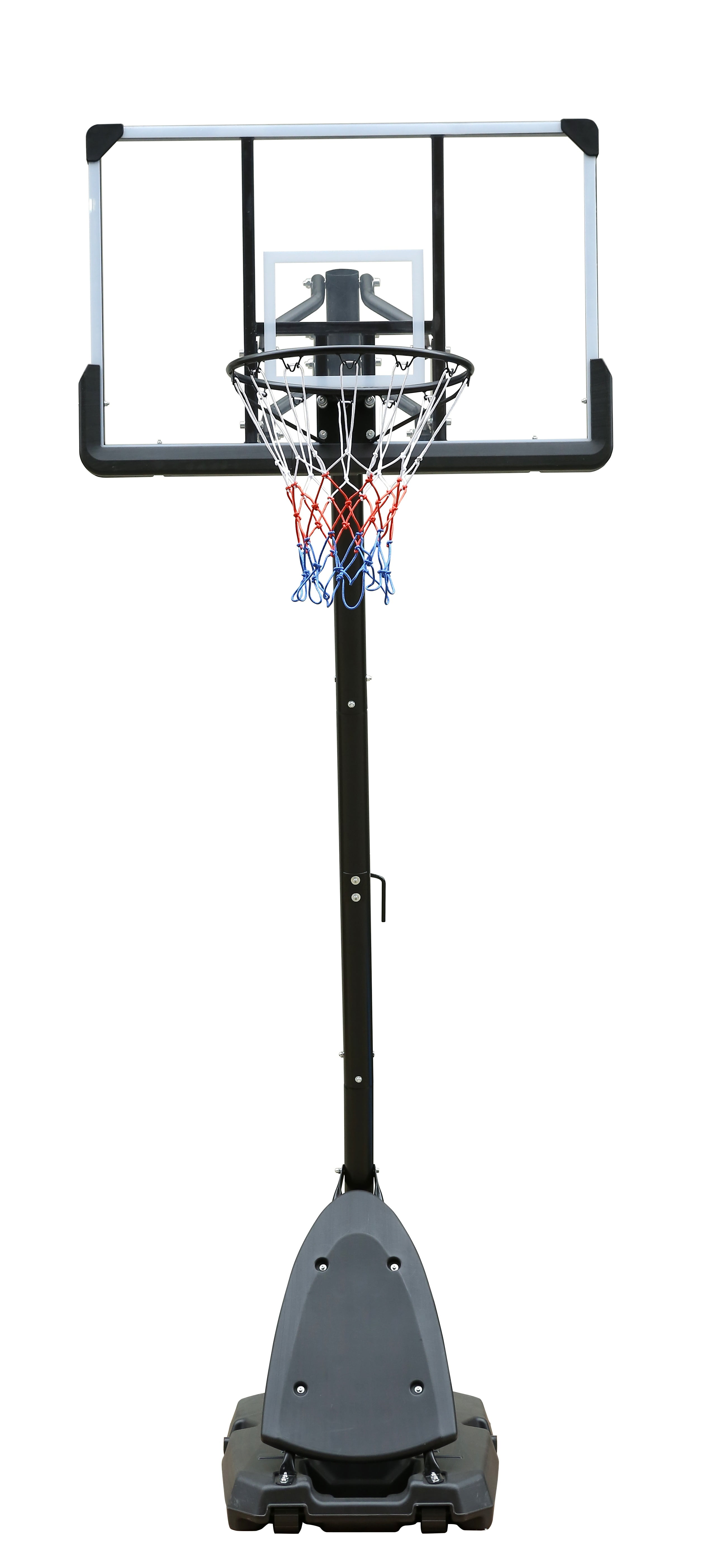 DUOSONG Height Adjustable 7.5 To 10Ft Basketball Hoop 44 Inch Backboard ...