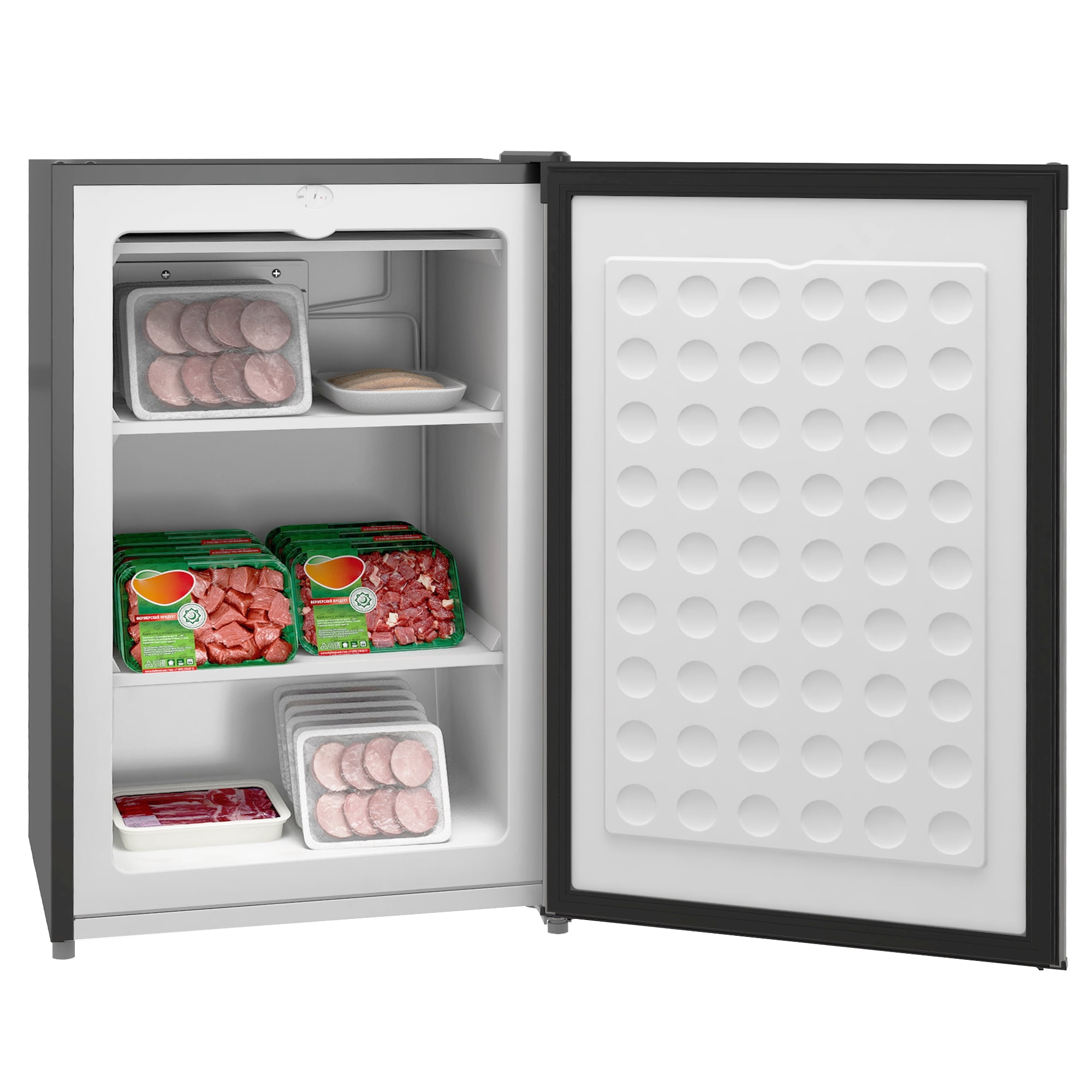 DUOSONG Homcom Upright Freezer, 3.0 Cubic Feet Compact Mini Freezer ...