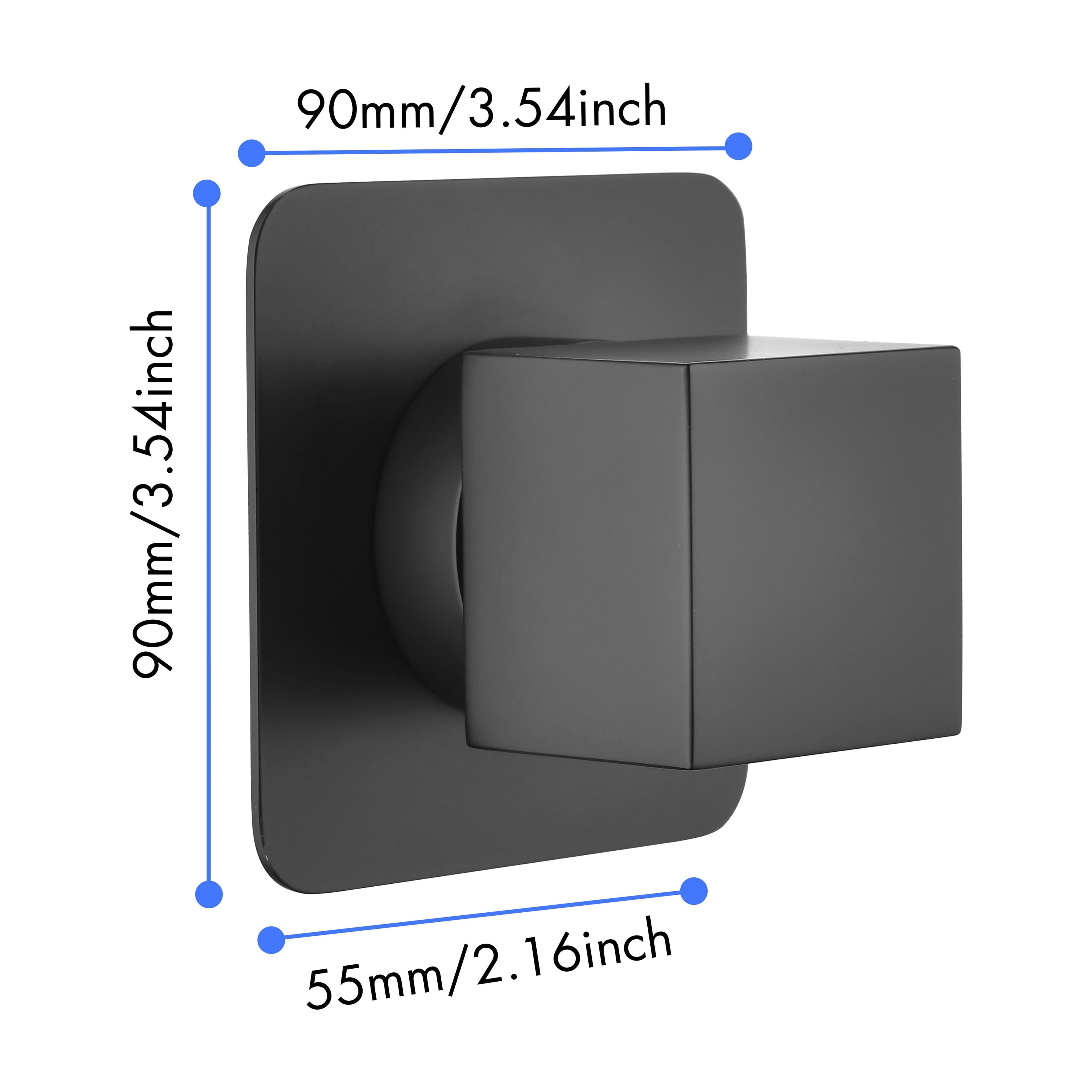 DUOSONG Master Shower Volume Control Adjustable Brass Handle Valve Body ...