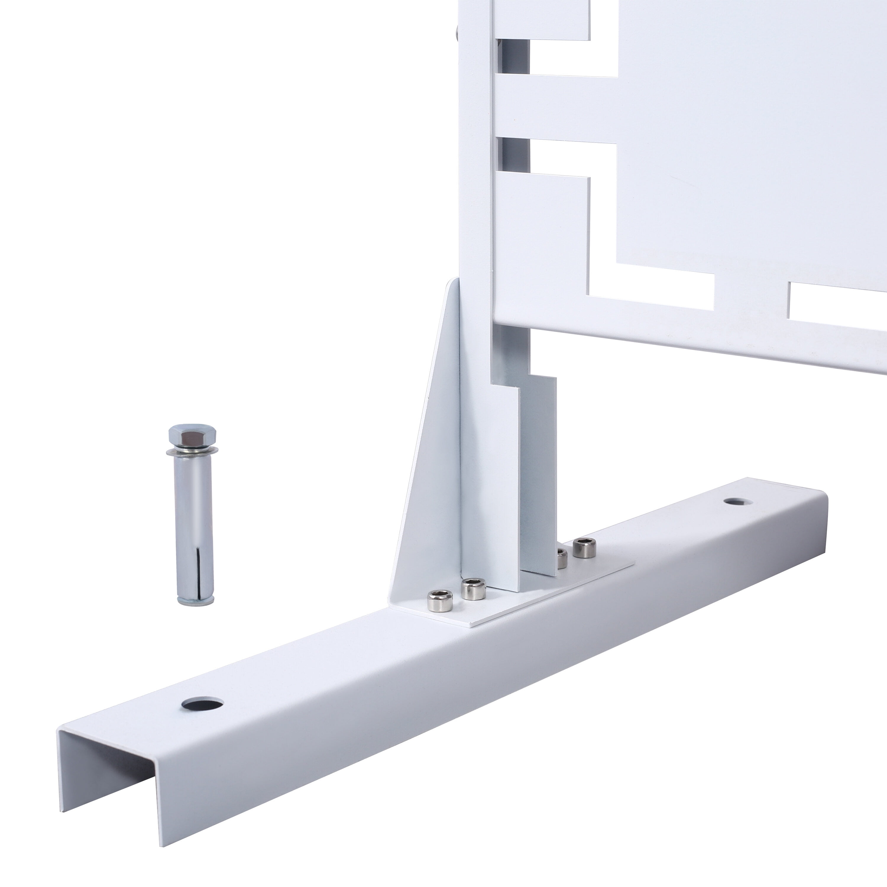 DUOSONG Outdoor & Indoor Privacy Screen Metal Privacy Screen 76" H×48 ...