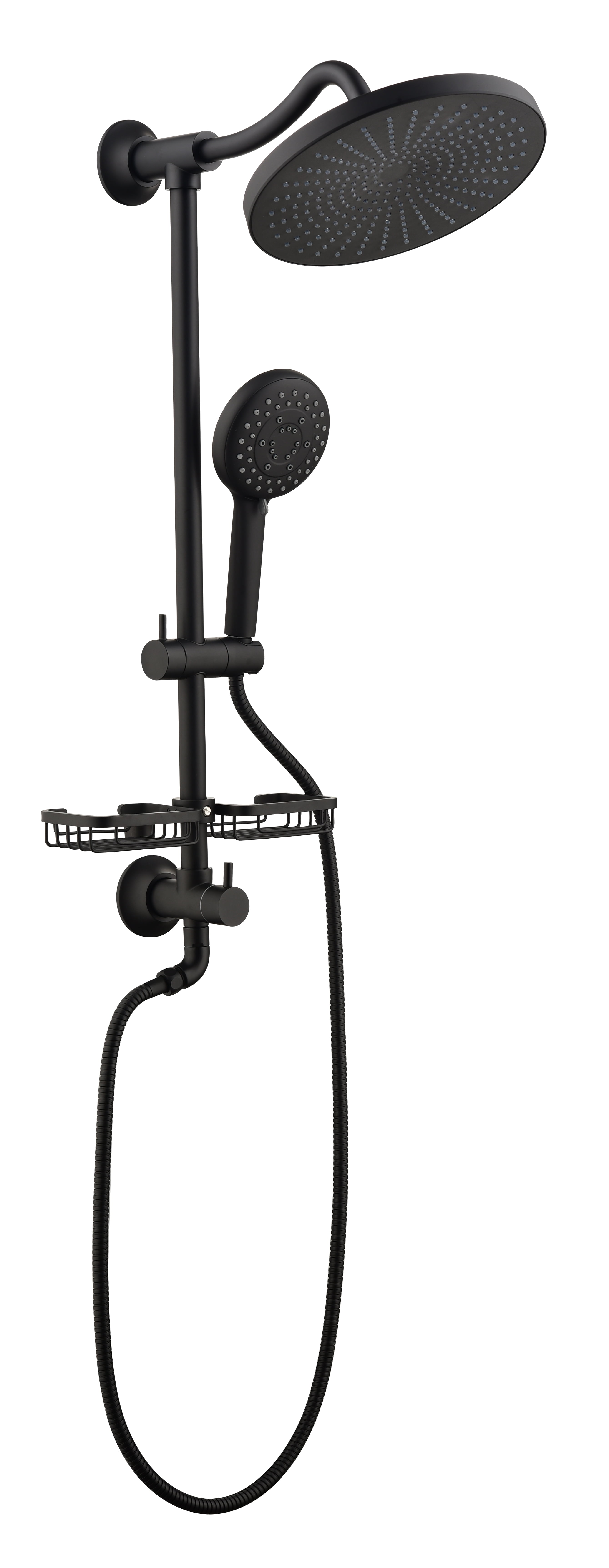 DUOSONG Showerspas Shower System, With 10" Rain Showerhead, 4-Function ...