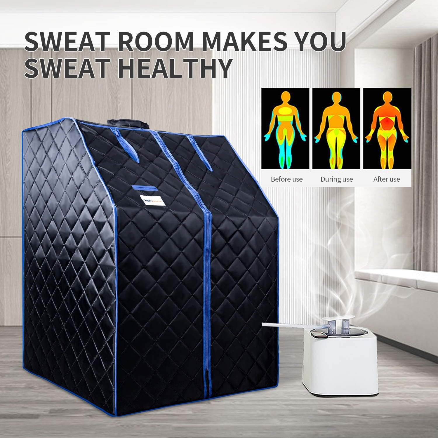 Indoor Sauna Sojourner Portable Sauna for Home - Steam Sauna Tent ...