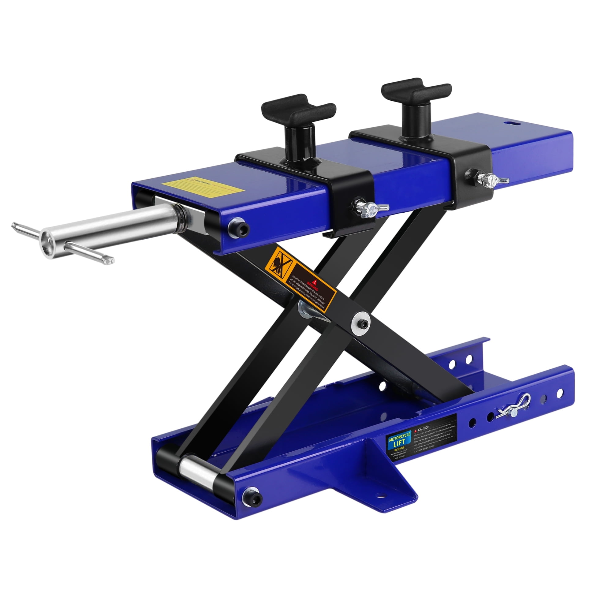 DUOSONG Steel Motorcycle Atv Scissor Lift Jack Crank Hoist Stand With ...