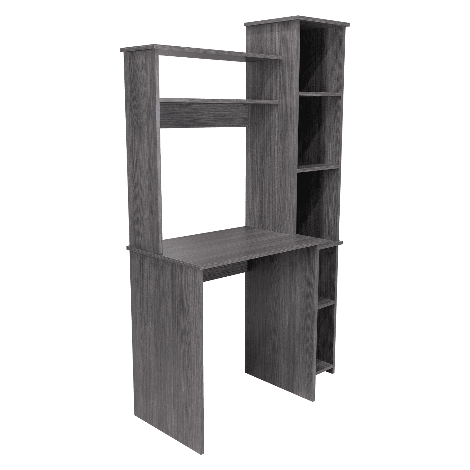 DUOSONG Versalles Writintg Desk, Two Superior Shelves, Five Cubbies ...