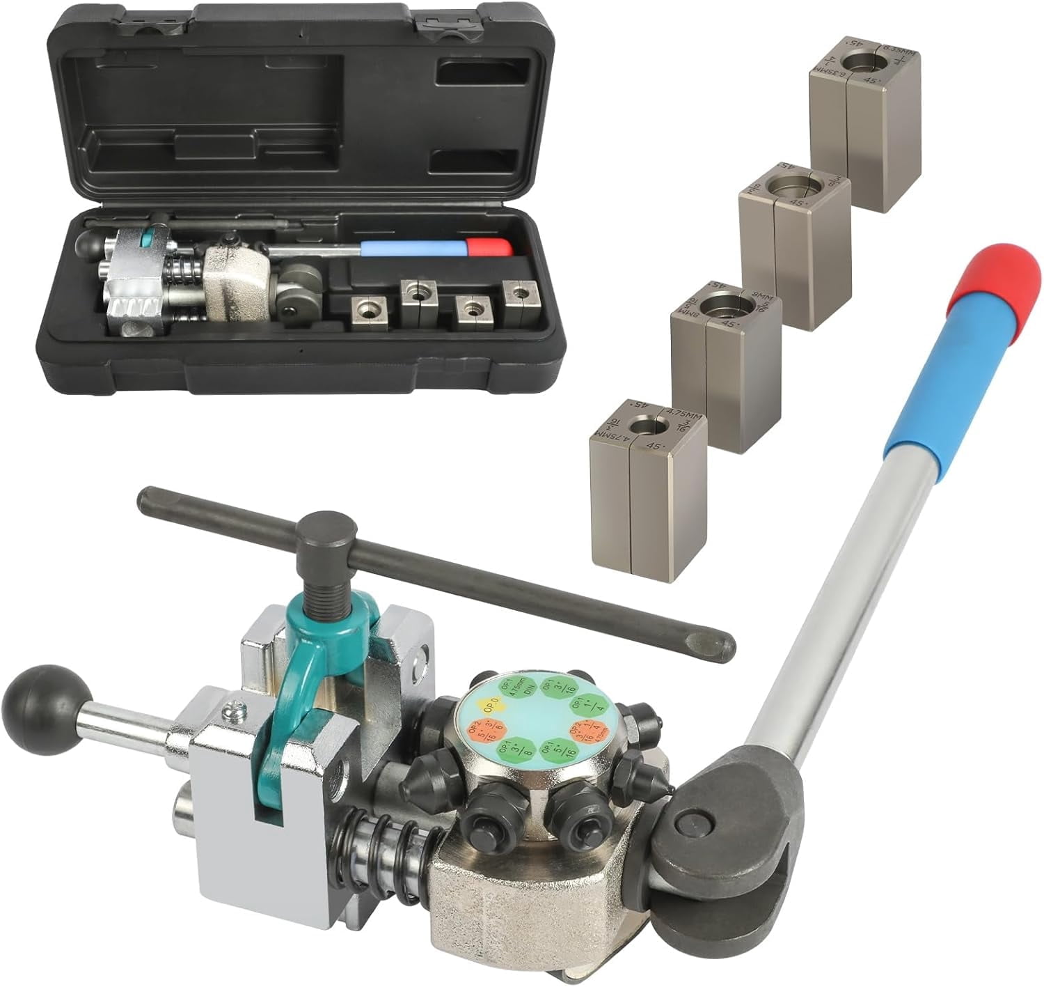 DUOYI Brake Line Flaring Tool Kit, Tubing Flaring Tool Set for Copper ...