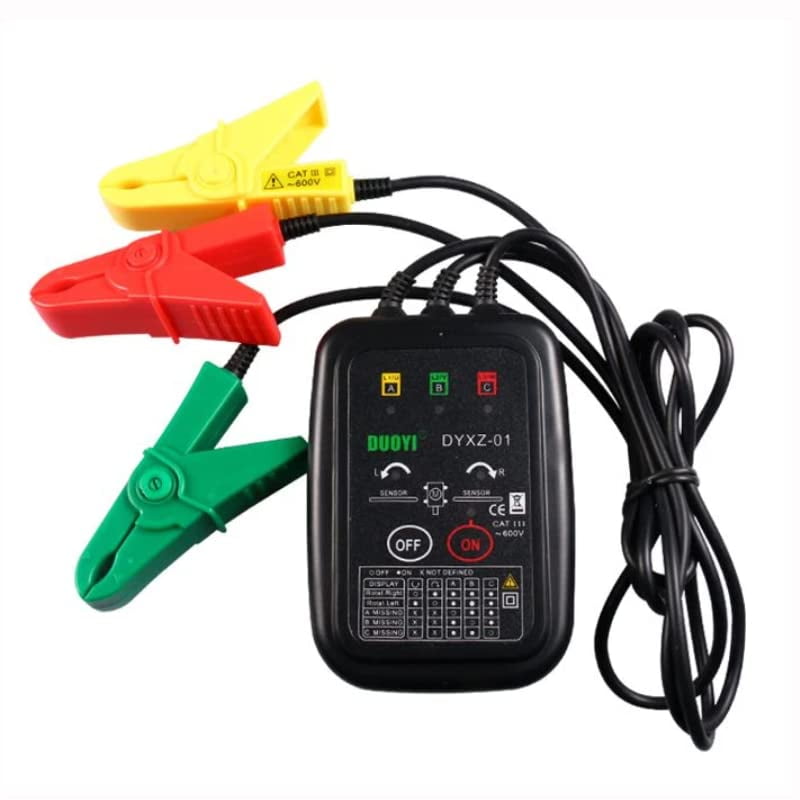 DUOYI DYXZ-01 3 Phase Rotation Tester 70V~600V AC Non-Contact Phase ...