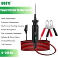 DUOYI Automotive Power Circuit Probe Tester, 6-24V DC Digital Vehicles ...