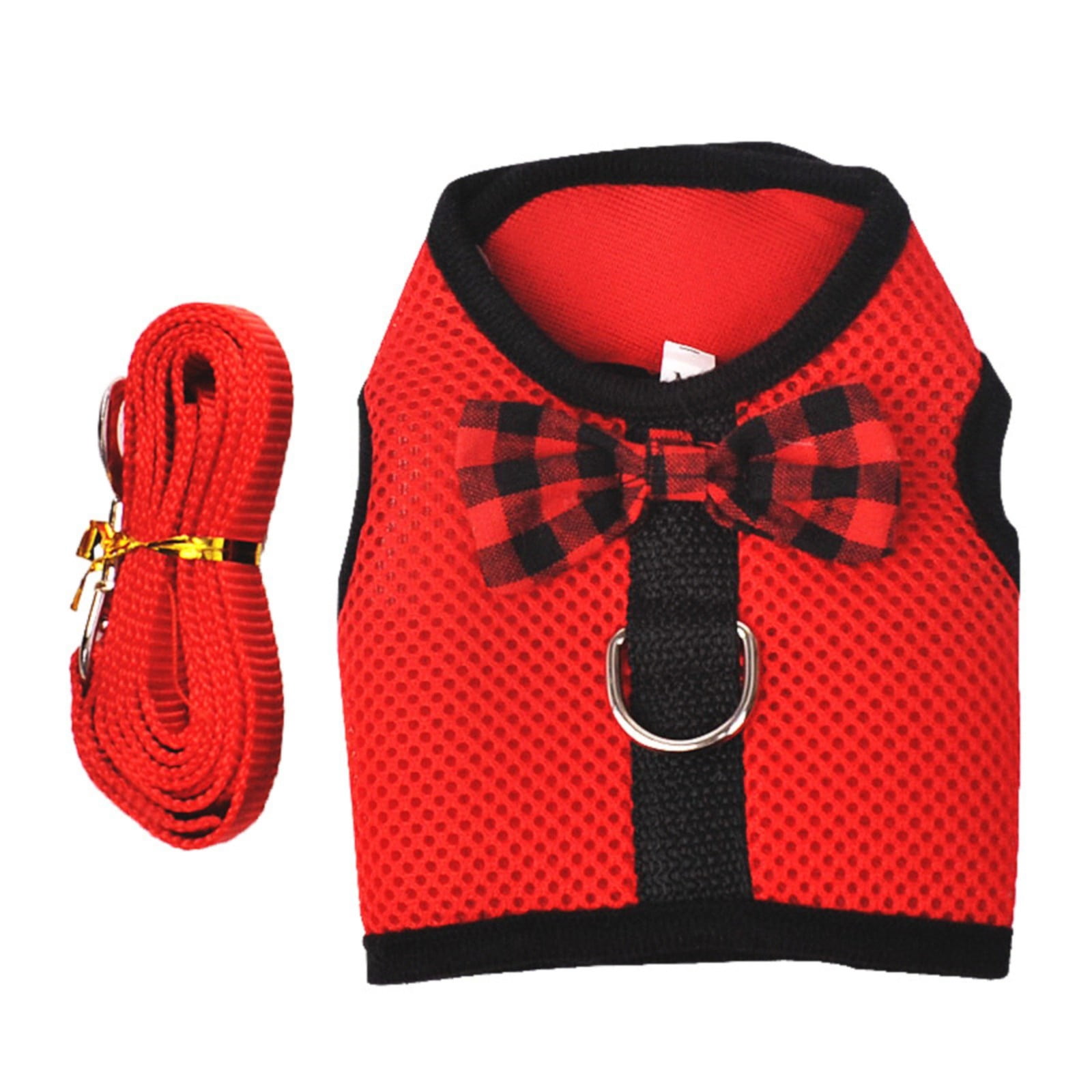 DUOYOU Clearance Mesh Dog Rabbit Harness Summer With Leash Small Animal ...