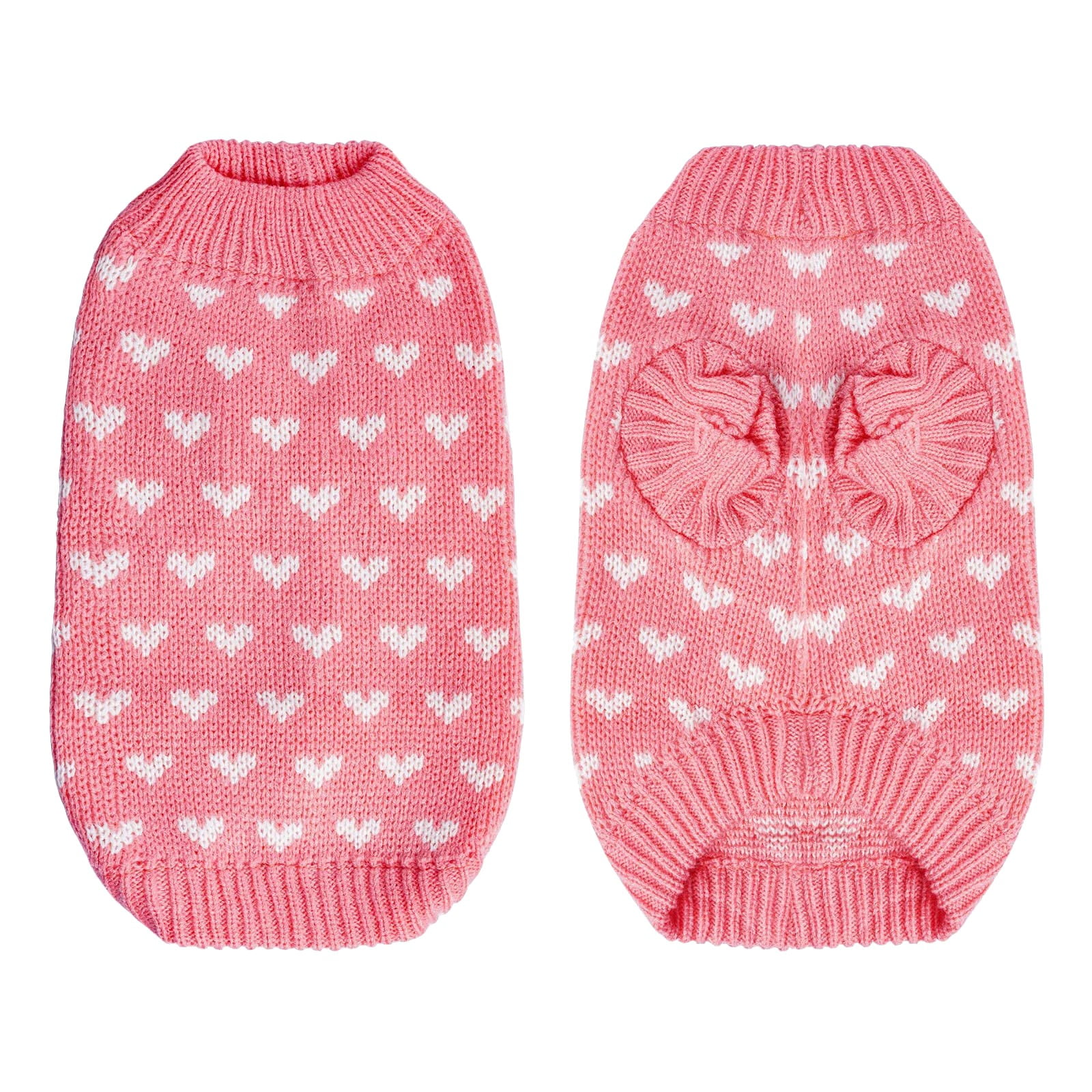 DUOYOU Clearance Pet SweaterSweater Dog Cute and Autumn Winter Heart ...
