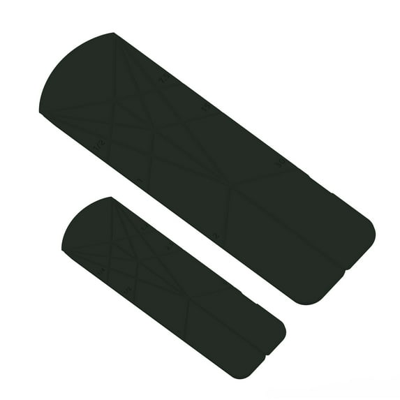 DUOYOU FLAT 3-IN-1 FOLDING MEASURING SPOONS, Spoon/teaspoon/scraping ...