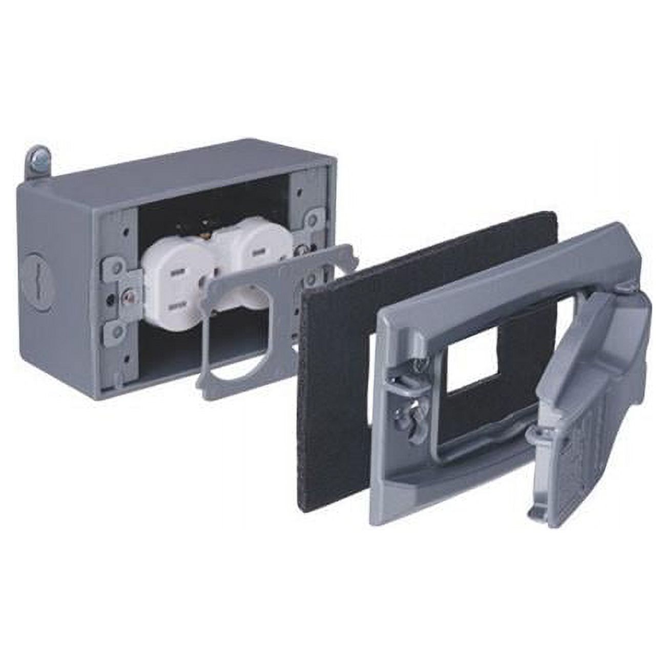 DUPLEX OUTLET KIT SILVR - Walmart.com